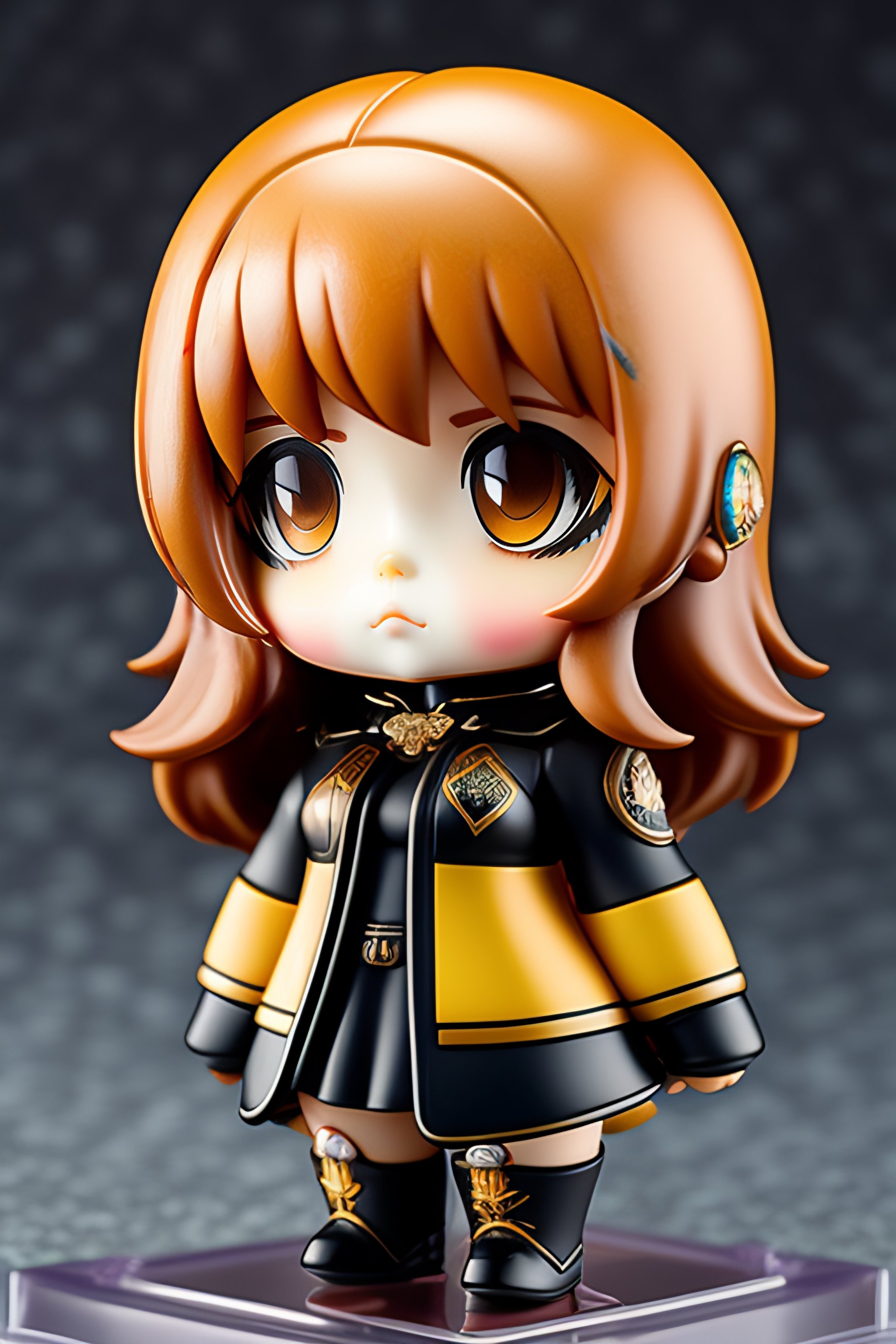 Lexica - Nendoroid eyes kawaii chibi sks female explorer, stained glass ...