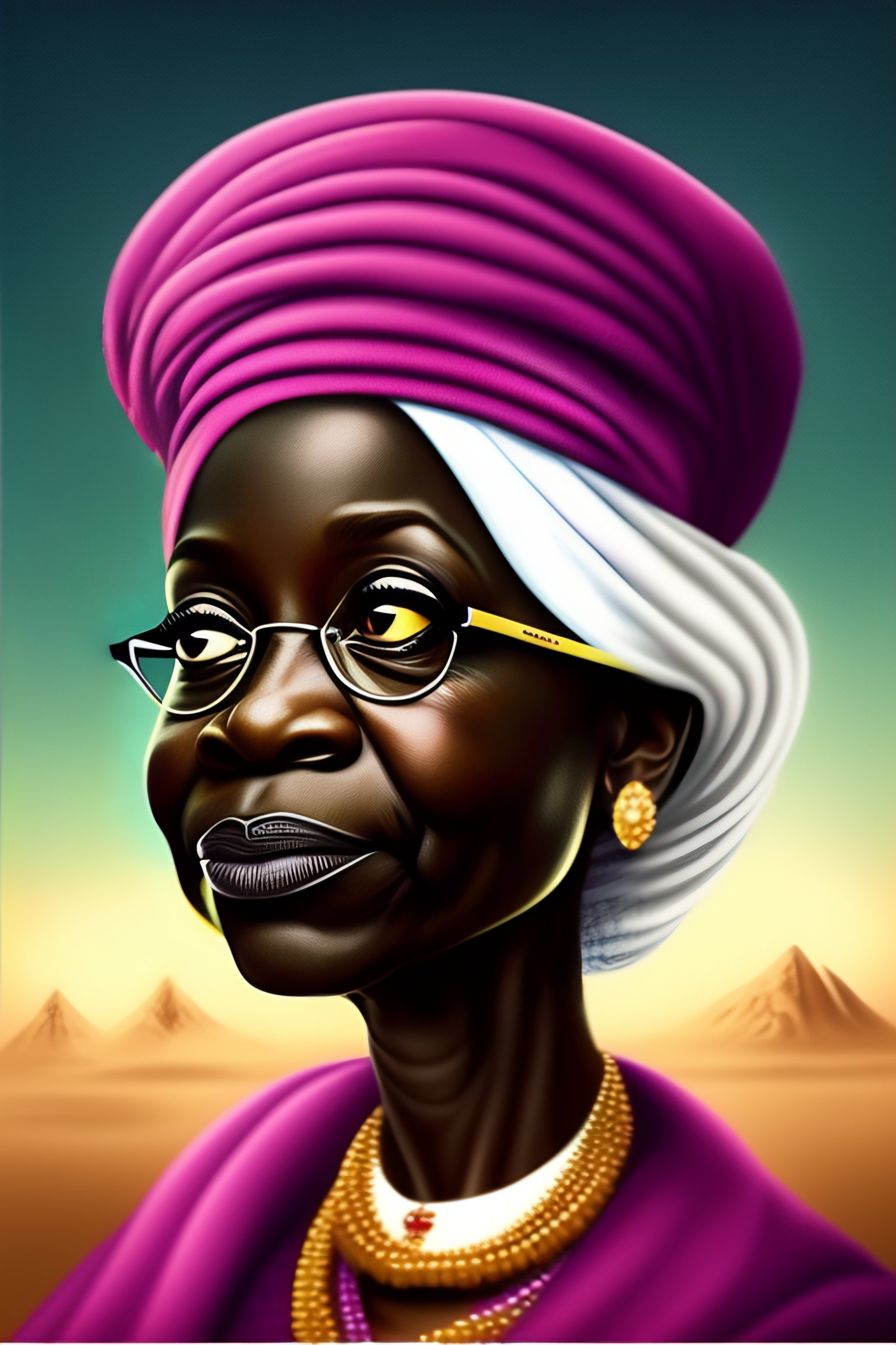 Lexica - Tinubu cartoon