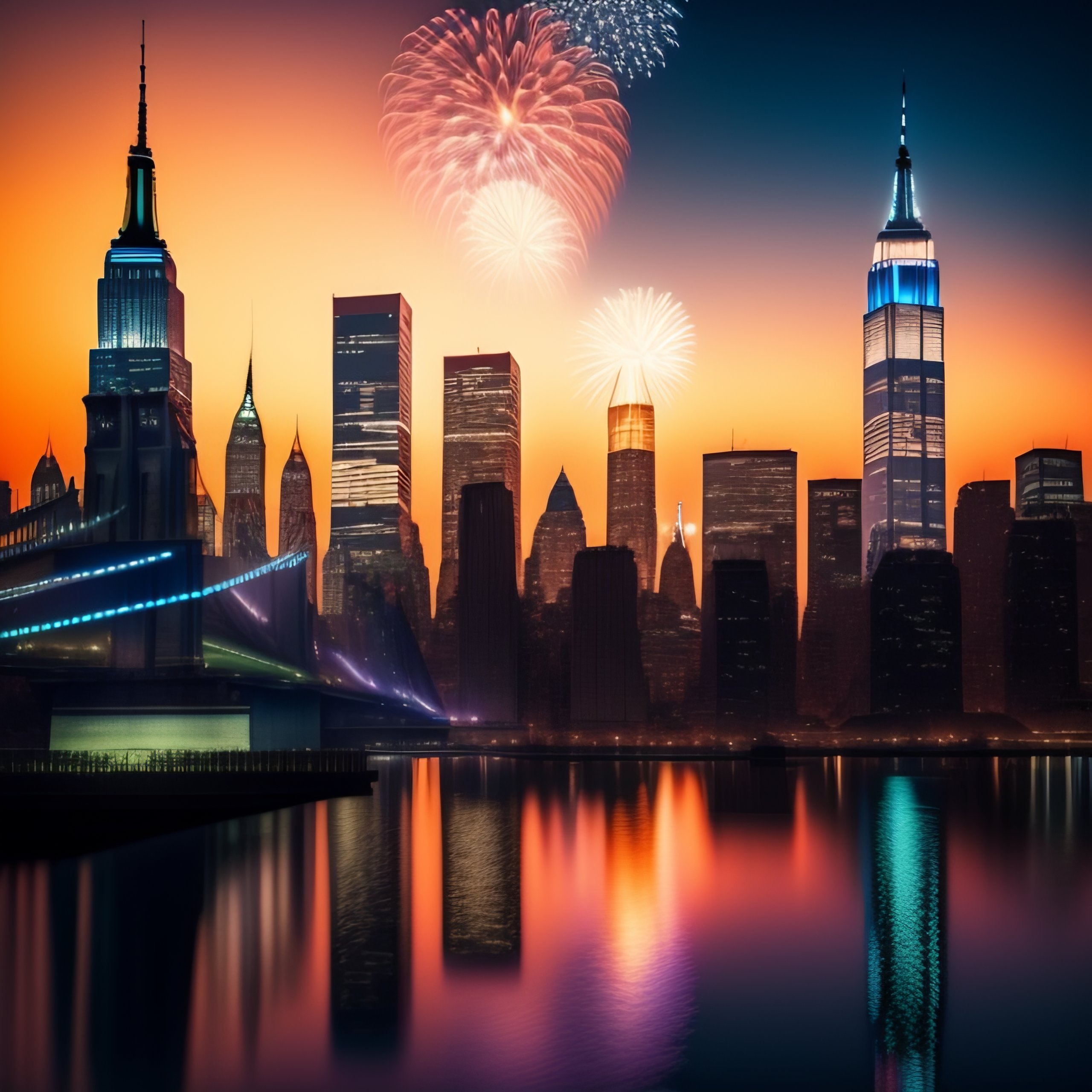 Lexica - New year party in new york, 2050s, ultrarealistic dslr photos