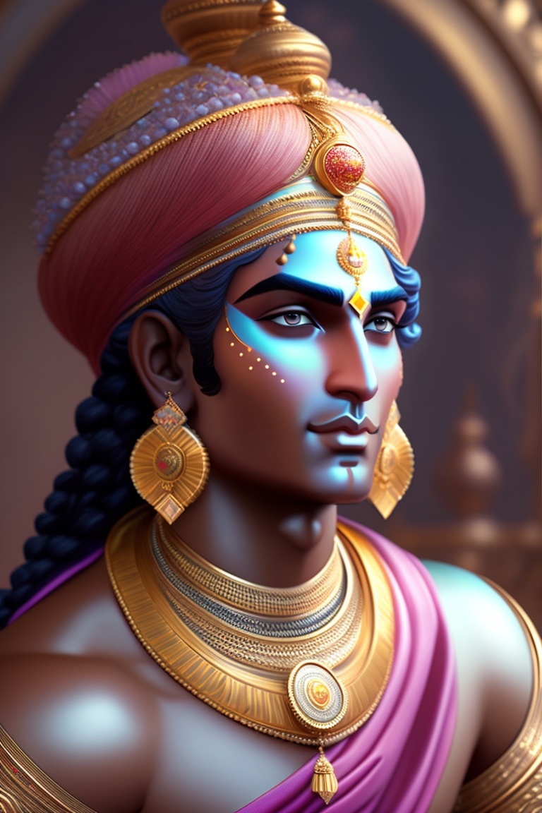 Lexica - Lord Krishna, in the Mahabharata, is described as a ...