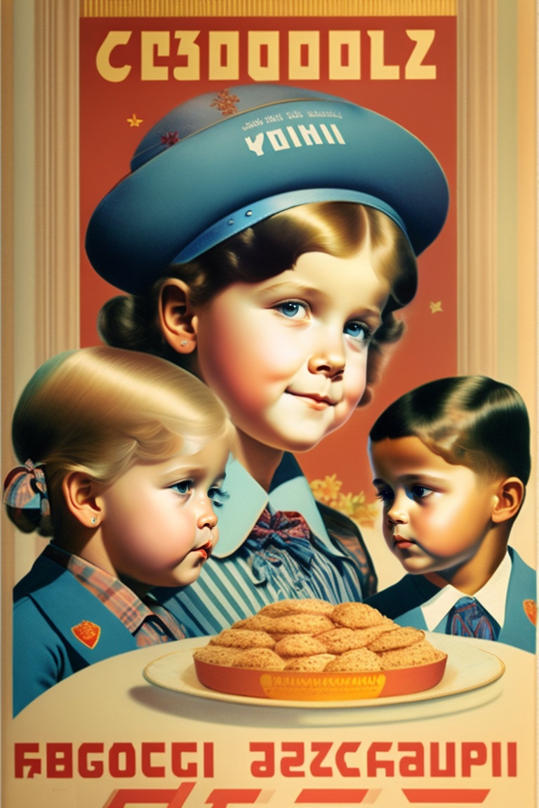 Lexica - Poster of the Soviet Union, teaching children at school