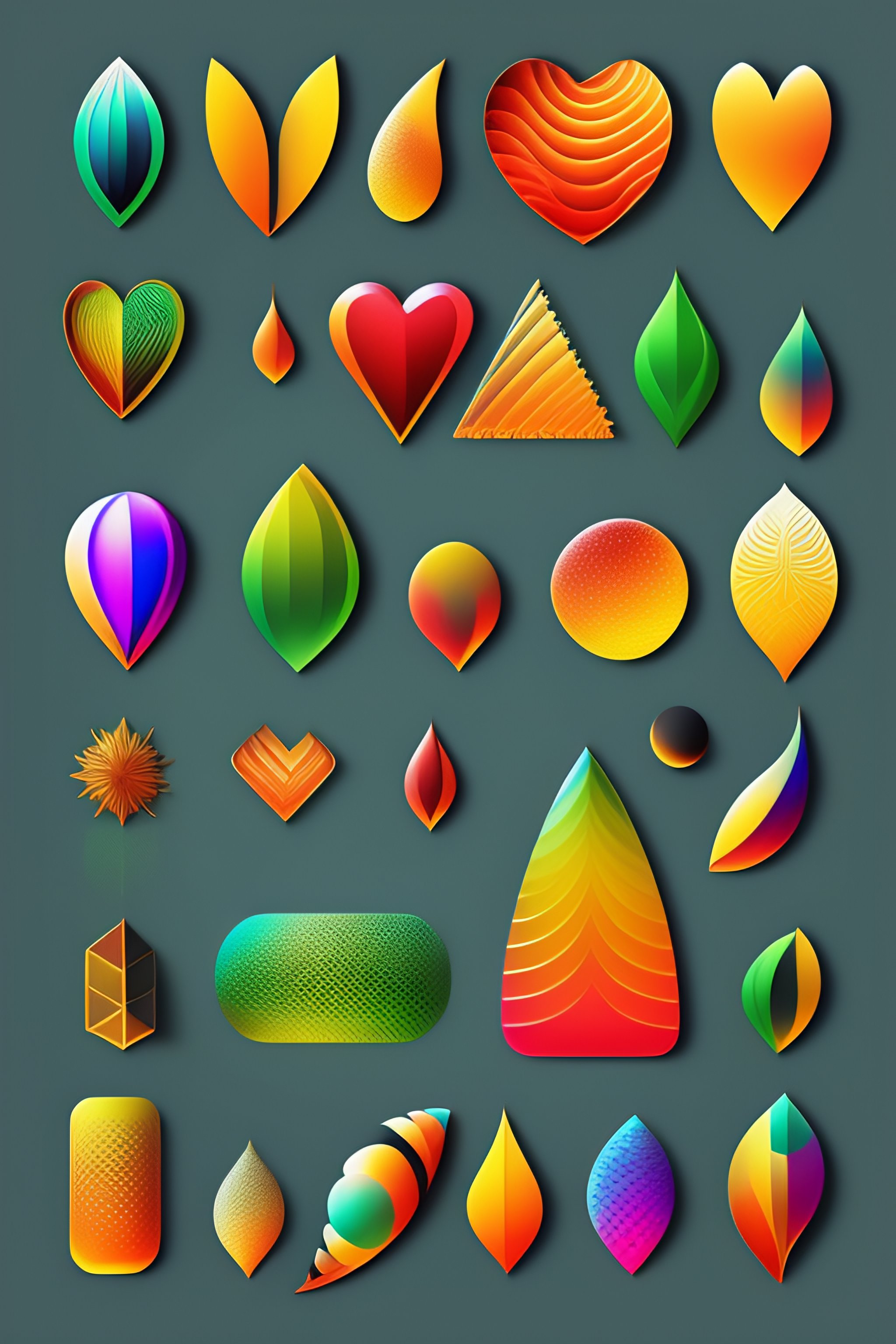 Lexica - Gradient background for mobile app, vector graphics,
