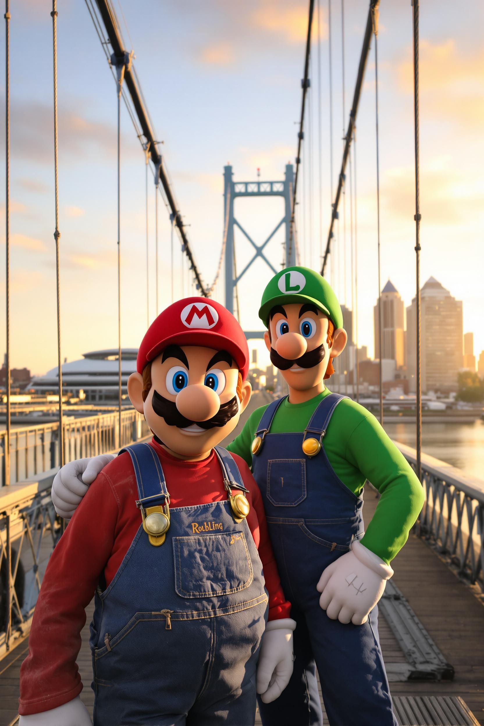 Lexica - Photo realistic mario brothers that takes place in Cincinnati ...