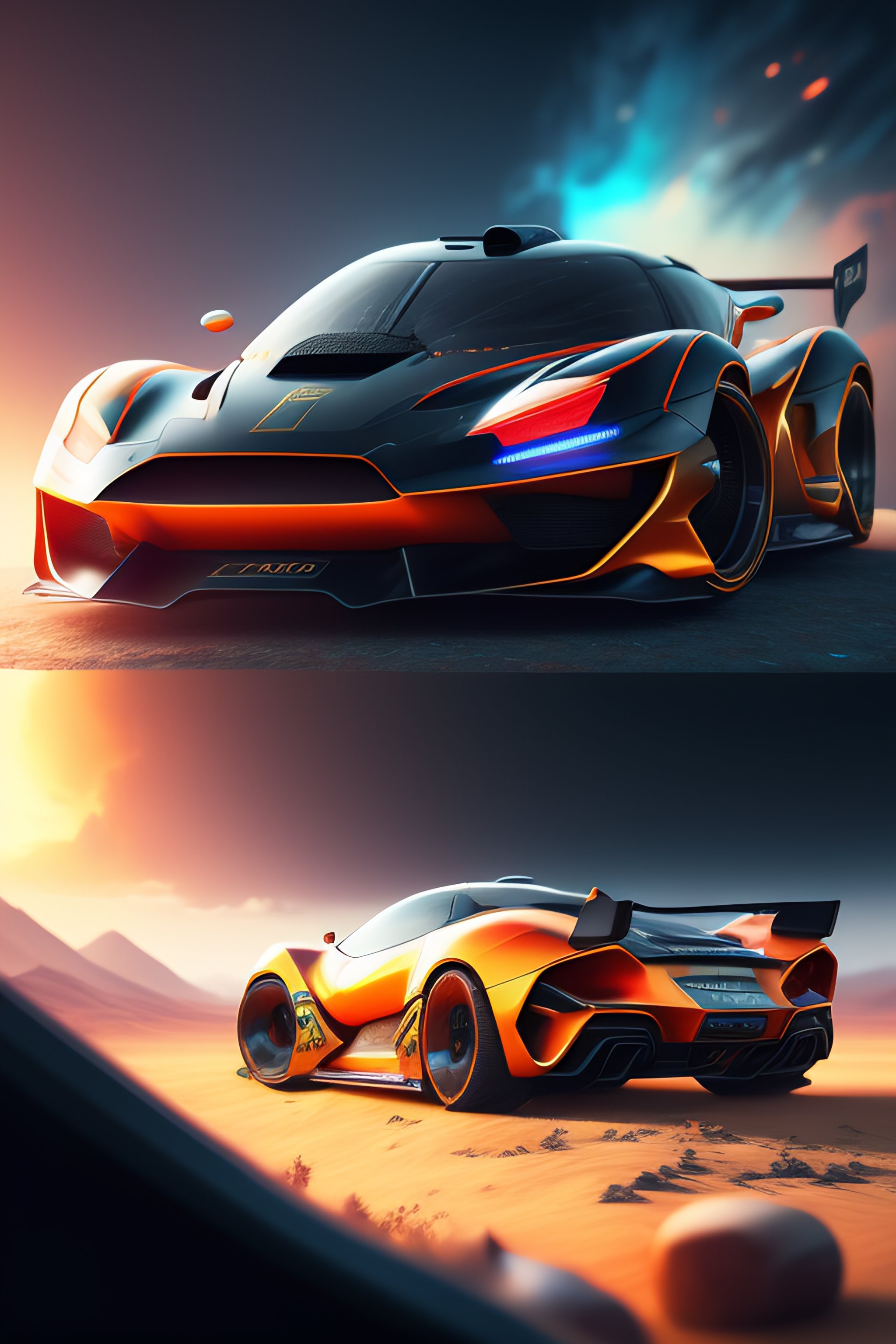 Lexica - Highly detailed futuristic cars racing in space, league of ...