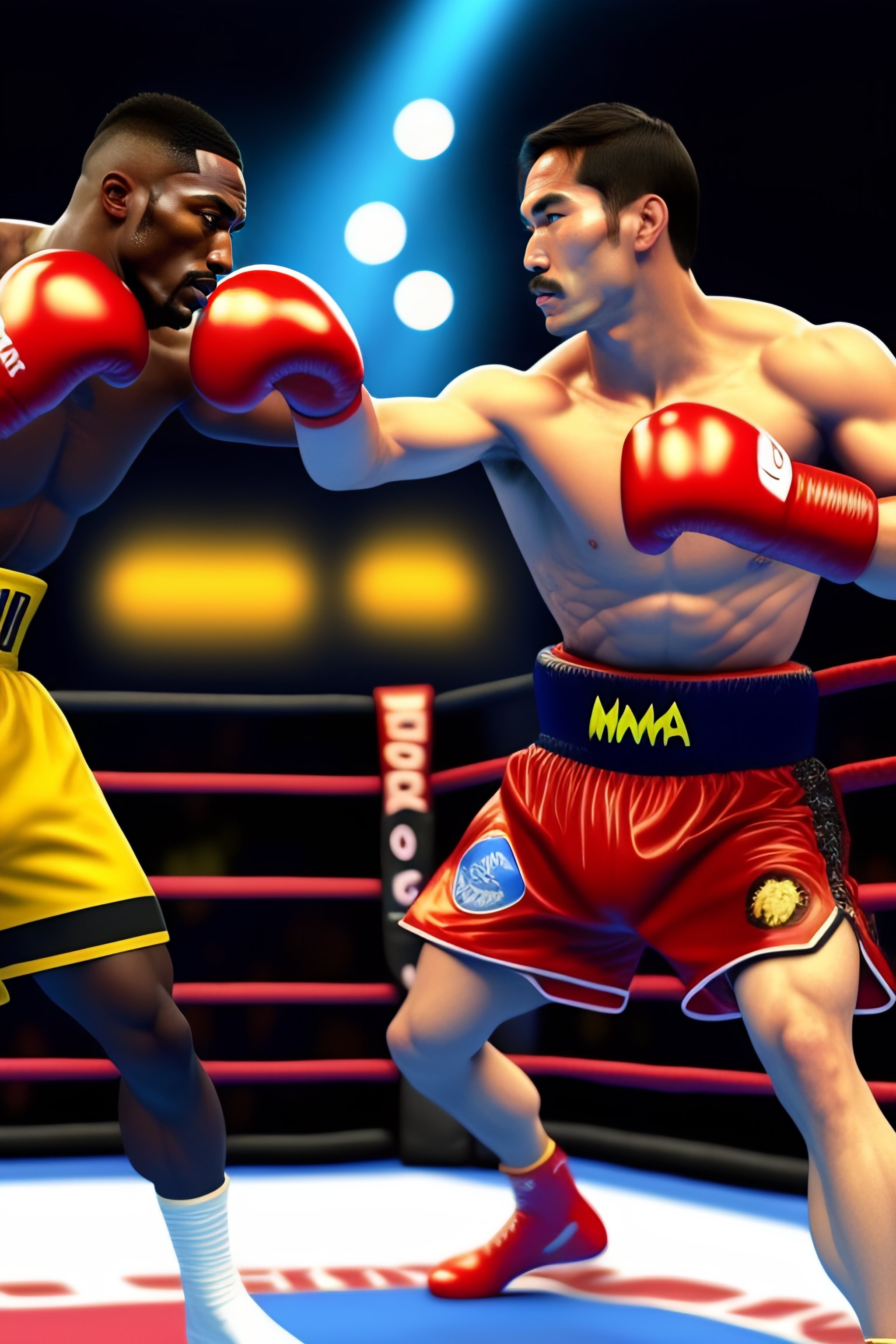 Lexica - Super mario versus pac-man in MMA