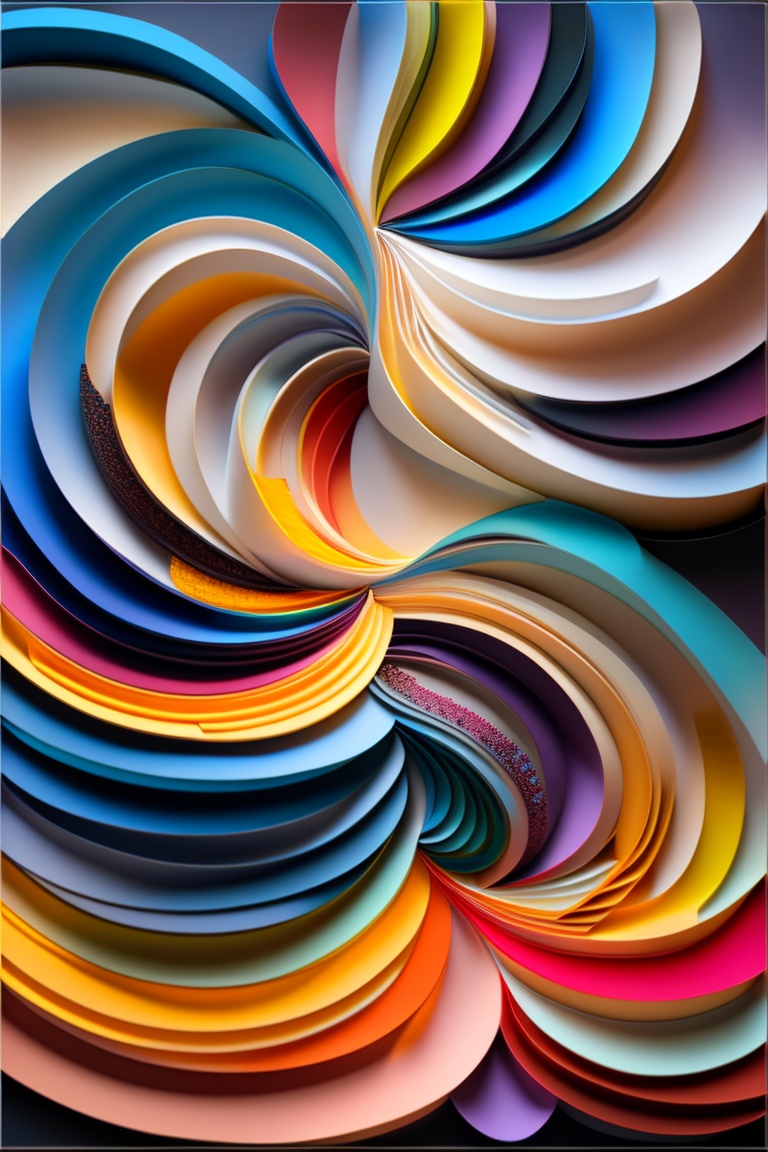 Lexica - Large waves, Buddha, multi dimensional paper quilling, 3d ...
