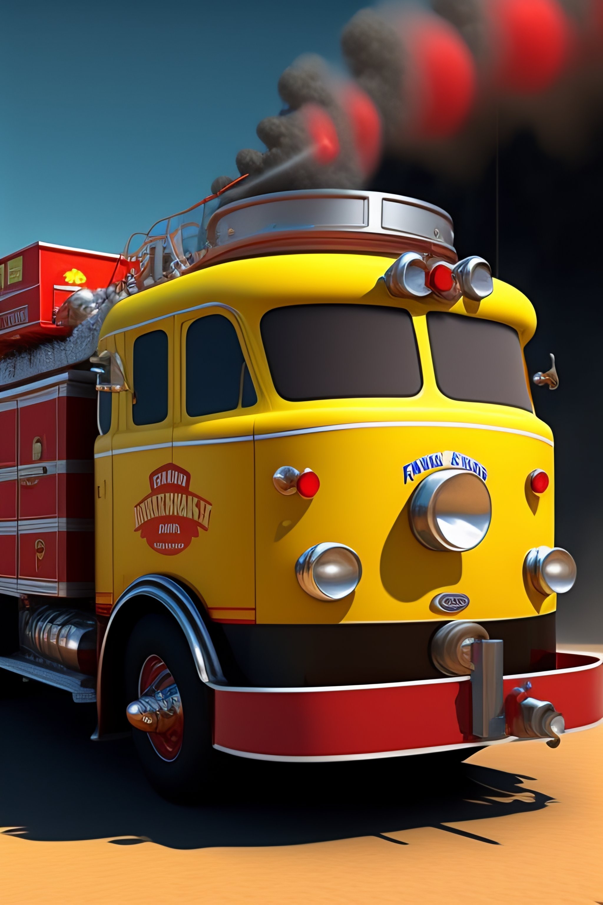 Lexica - Fireman Pixar style