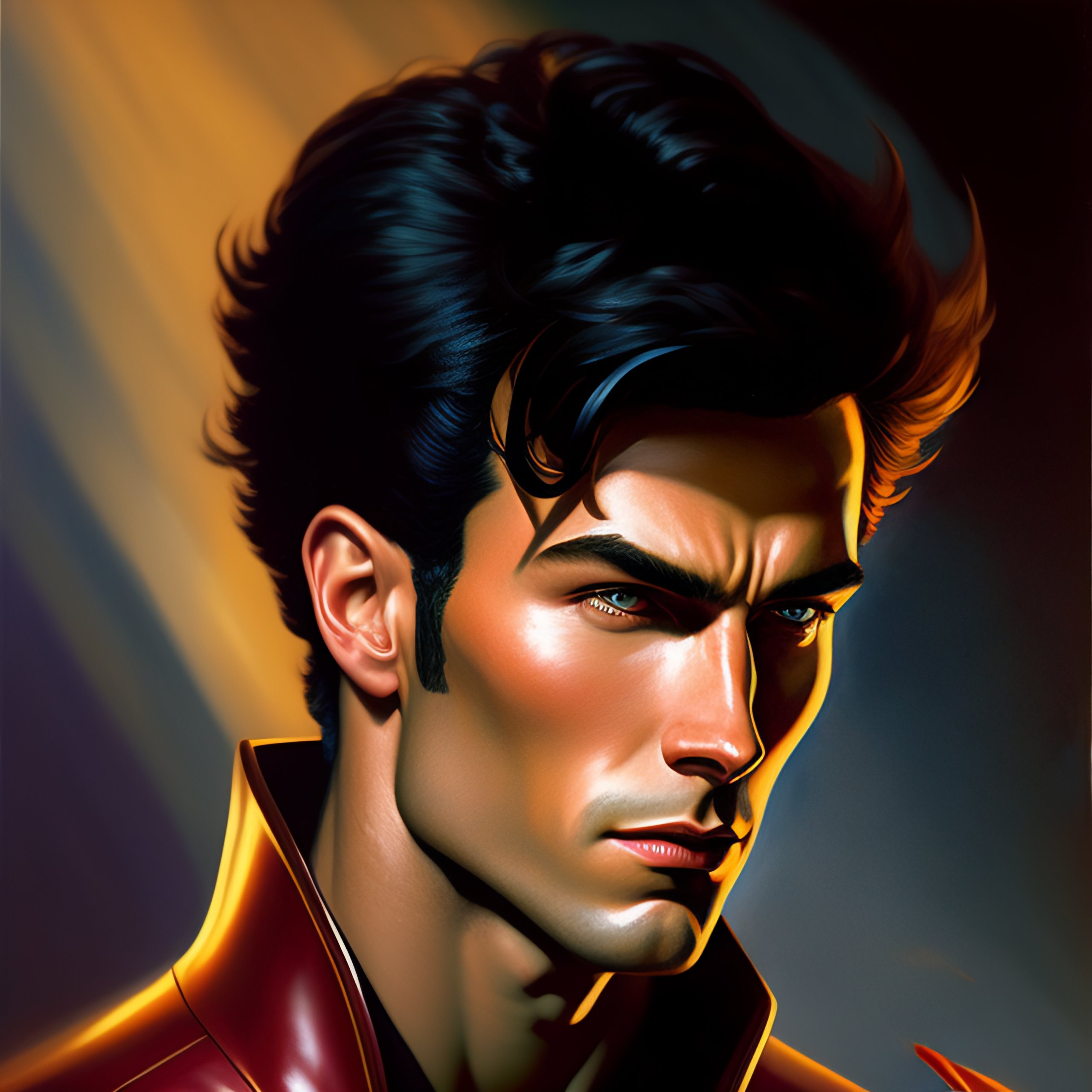 Lexica - Pixar: oil painting portrait of main character from "X-Men ...