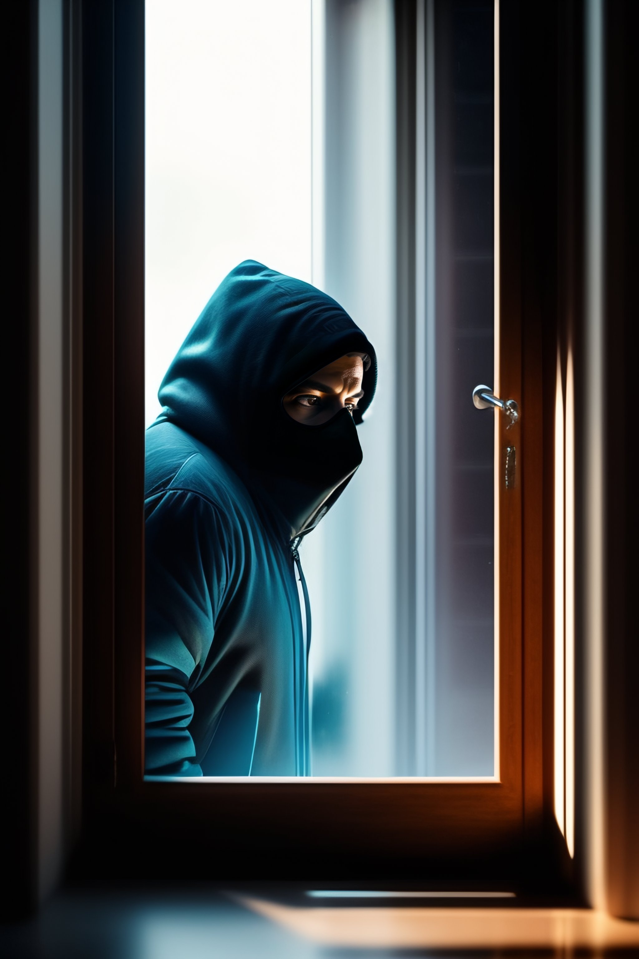 Lexica - A masked robber, in complete obscurity, stole a frame, then ...