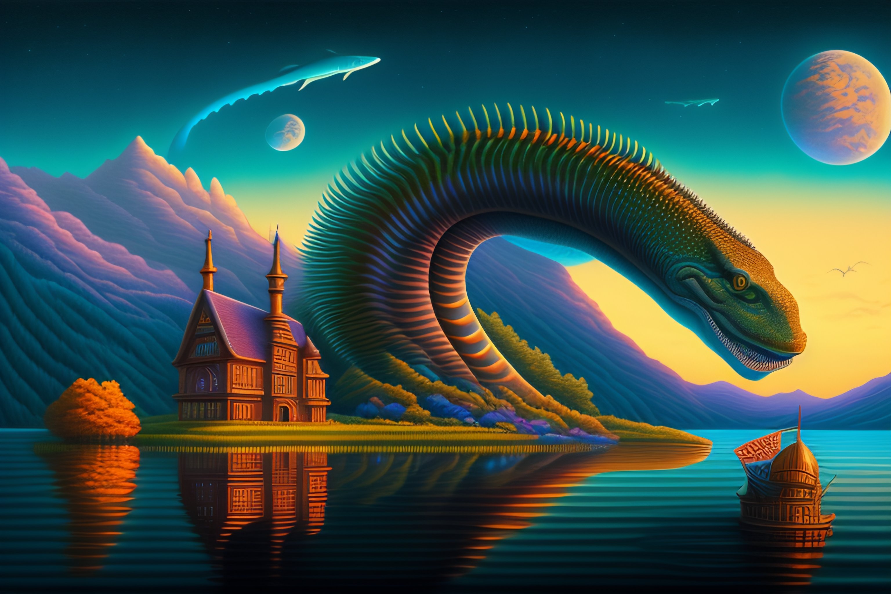 Lexica - Lochness monster by casey weldon, olga kvasha, miho hirano ...