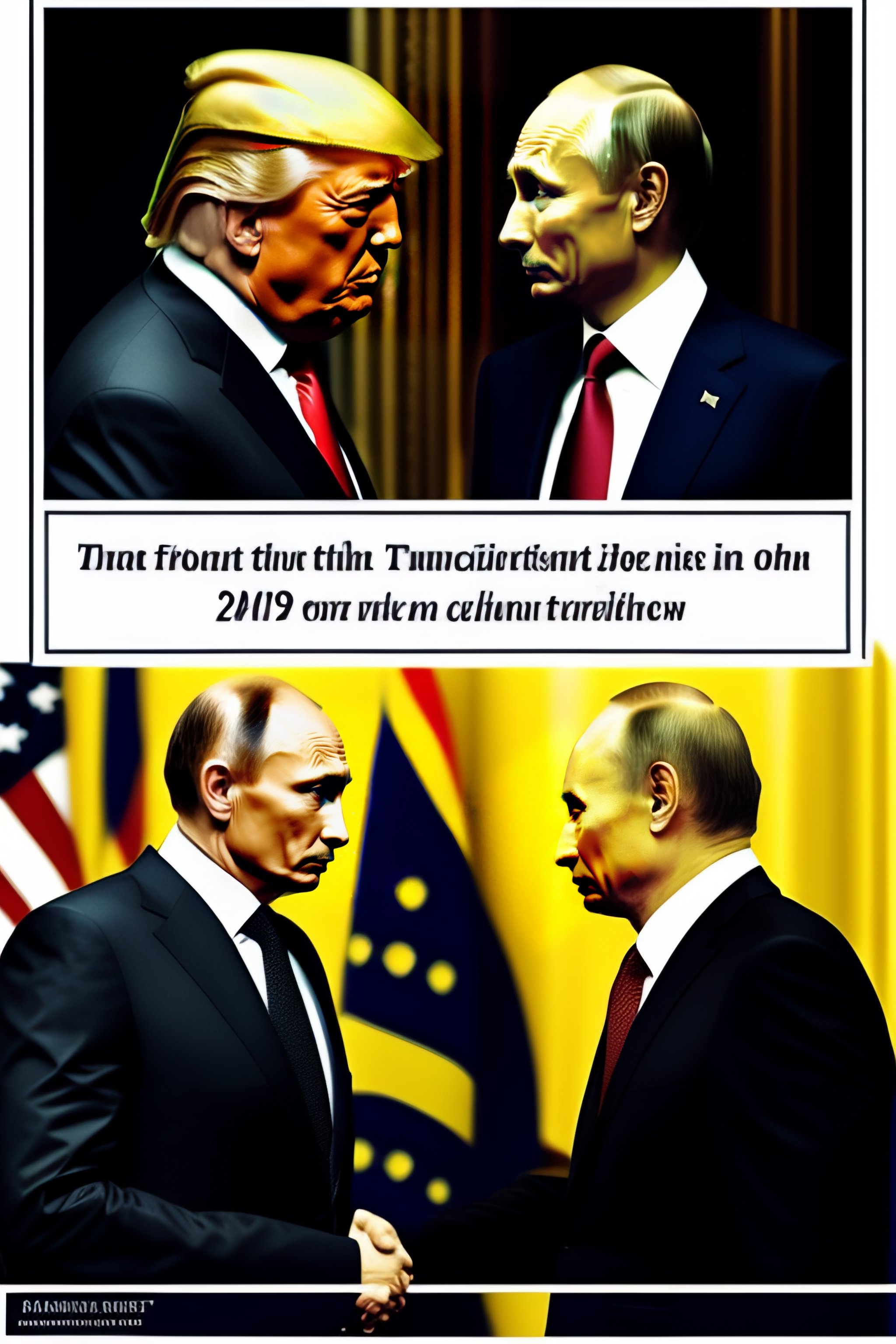 Lexica - Donald Trum and Putin conspiring together