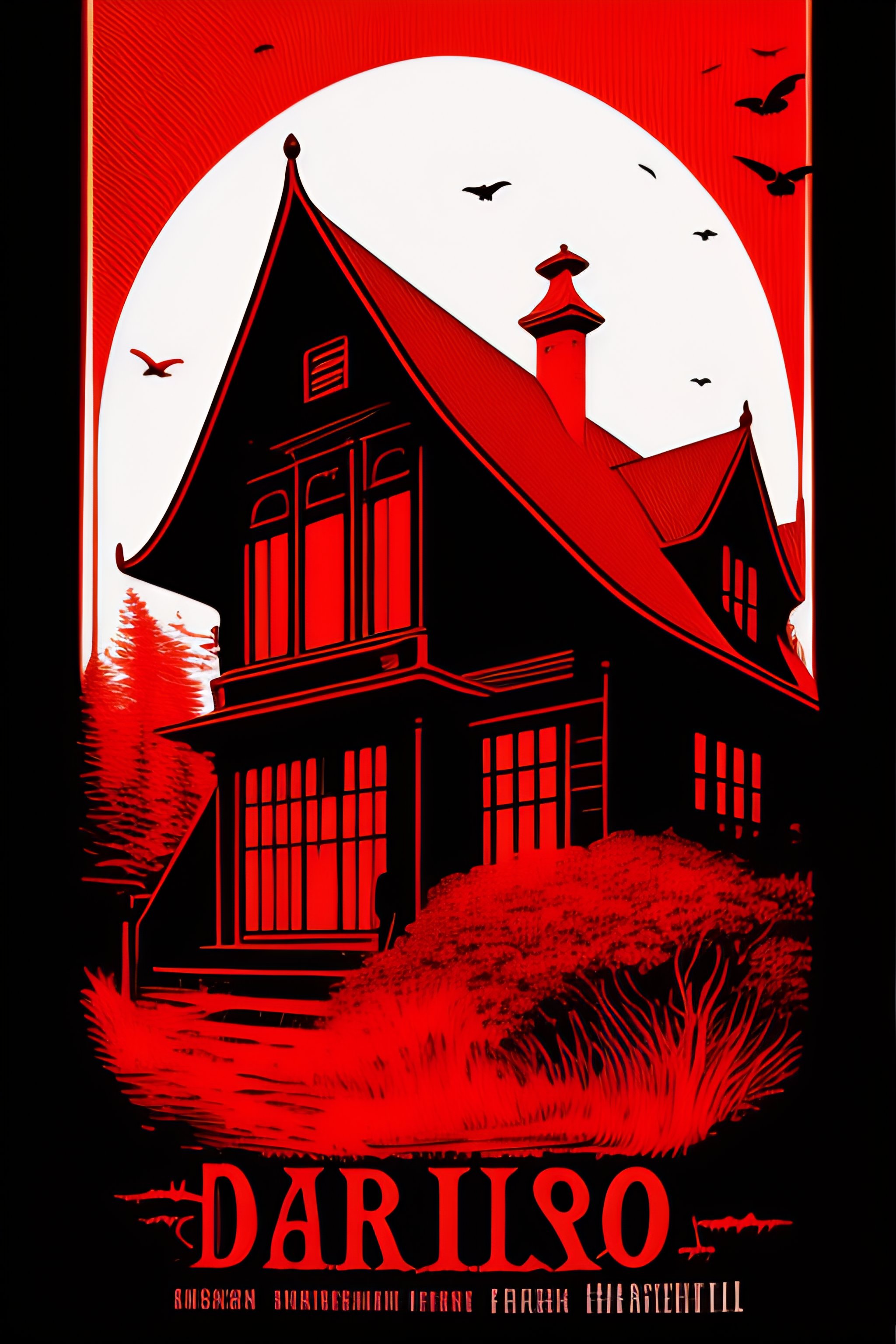 Lexica - Fictional Horror Movie Film, Dark Colors, Red, Scary, Red ...