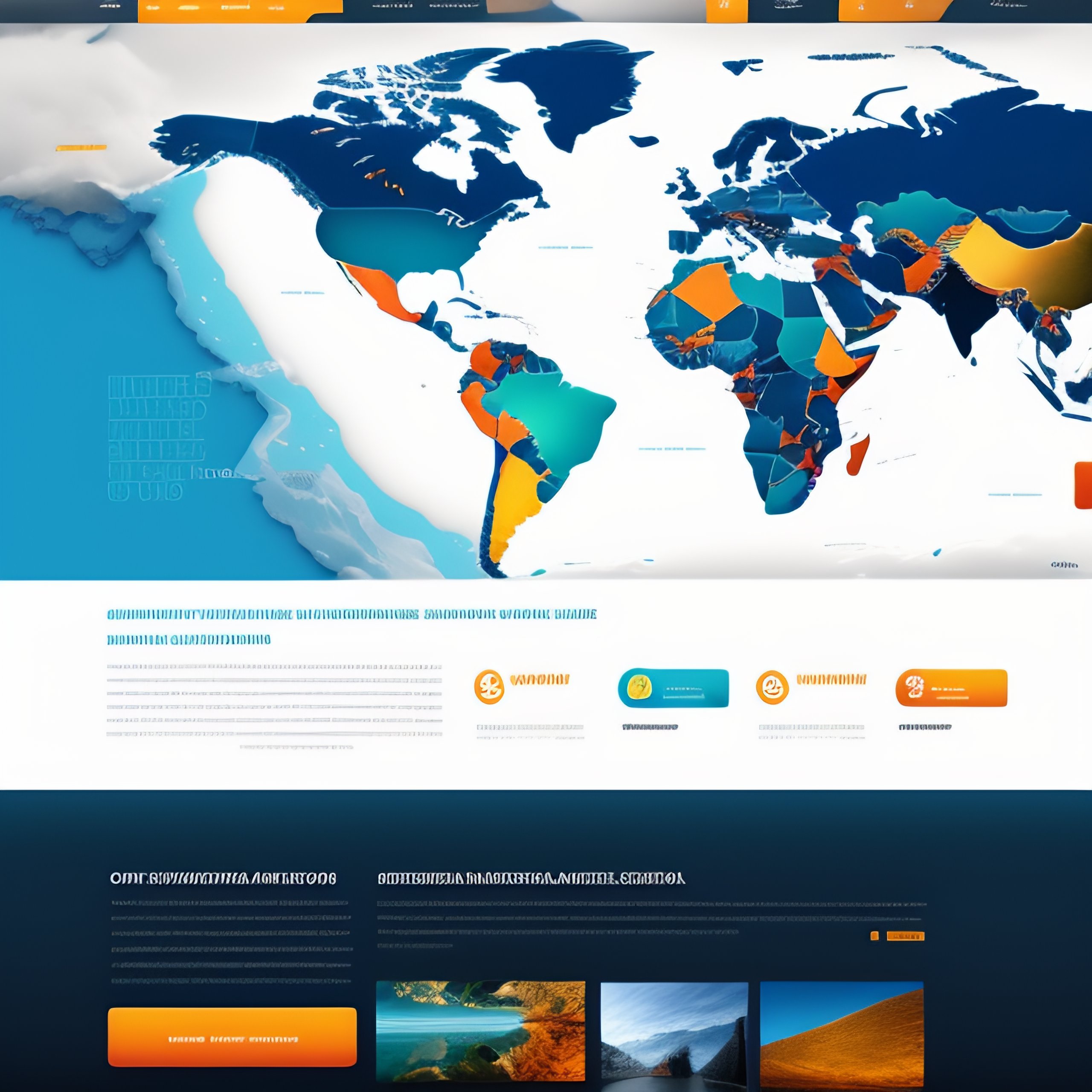 Lexica - Landing page design of a geography analysis website ...