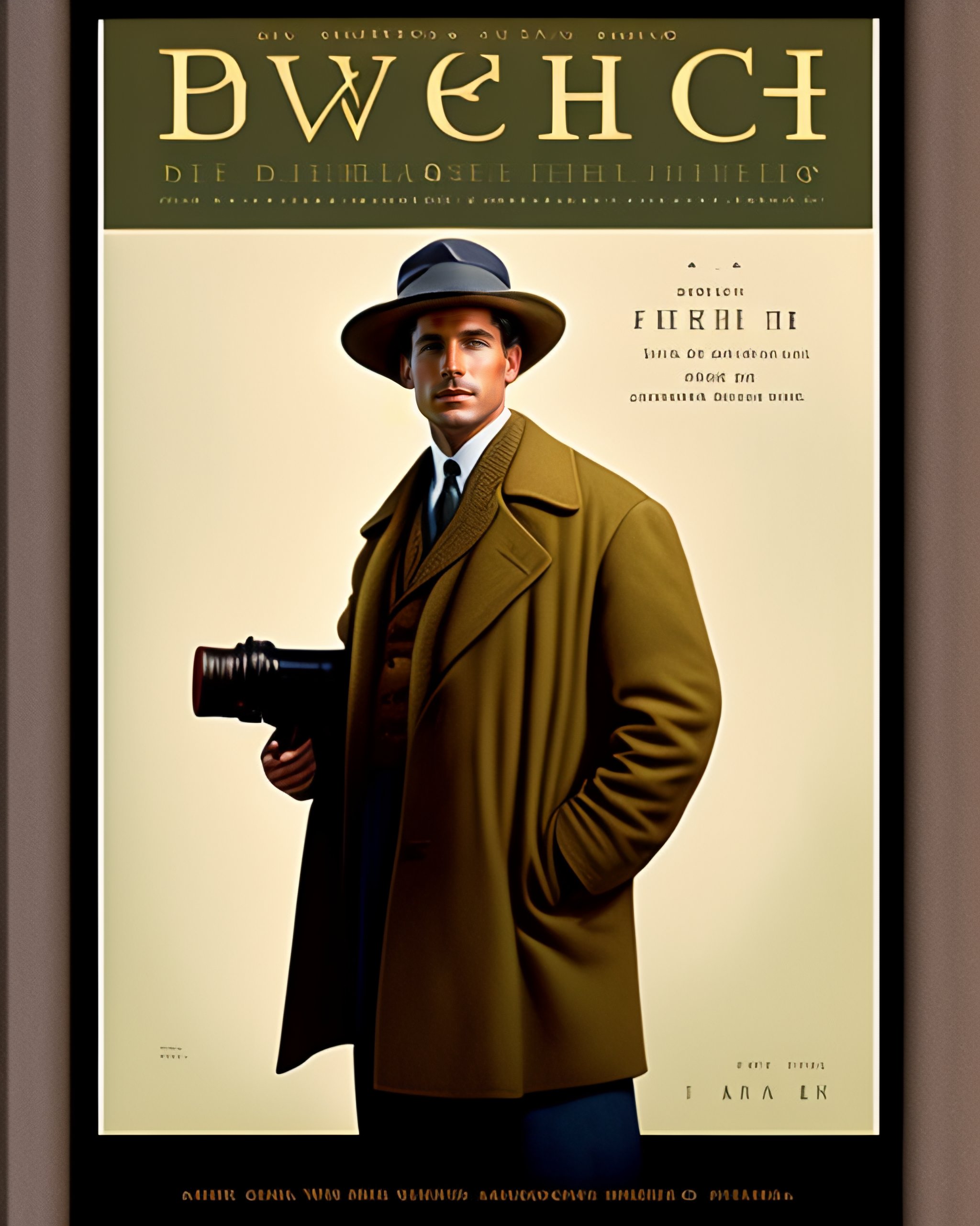 Lexica - Book cover, Lew Beech Fly Fishing Detective