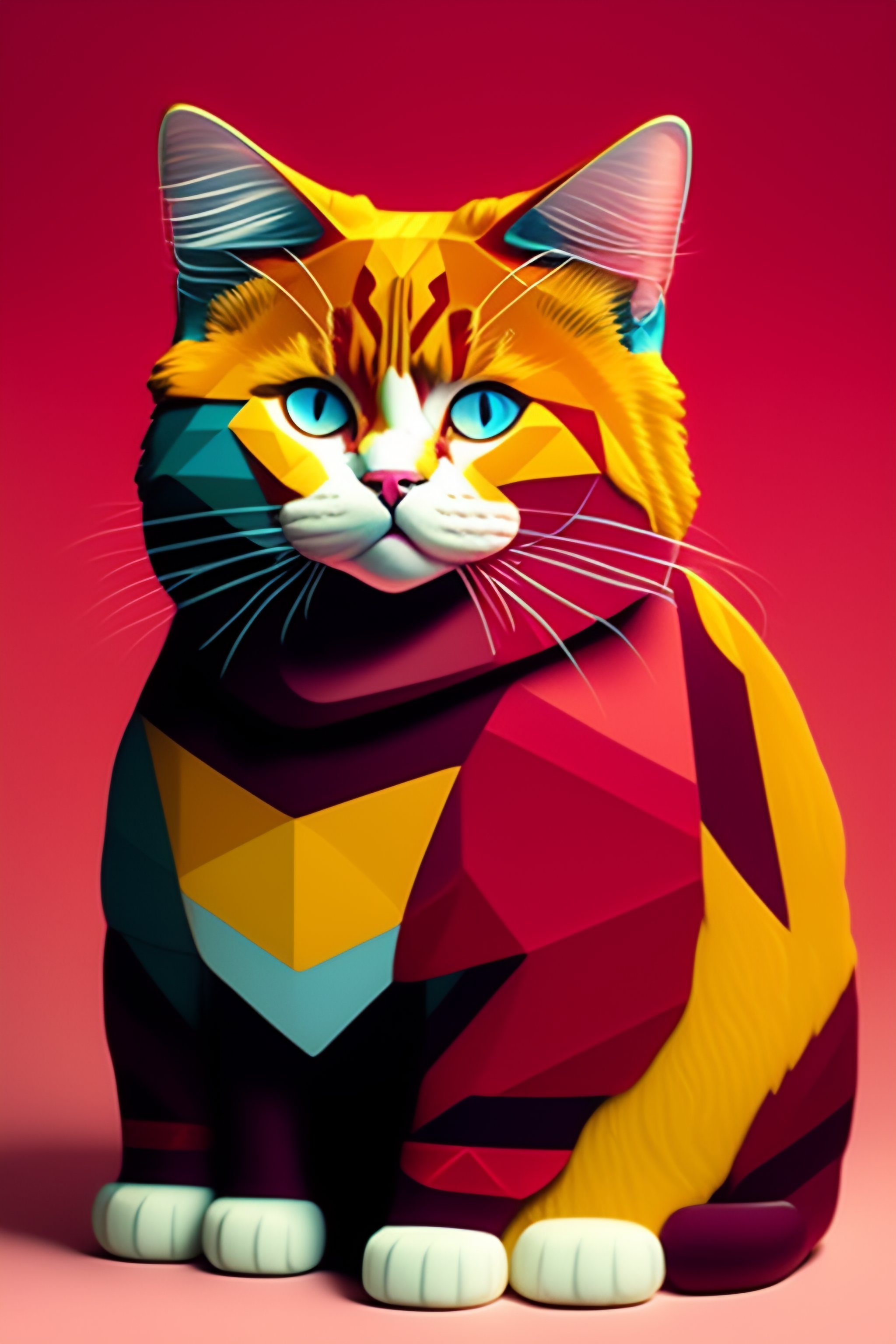 Lexica - Ragdoll cat, by sachin teng and shohei otomo, asymmetrical ...