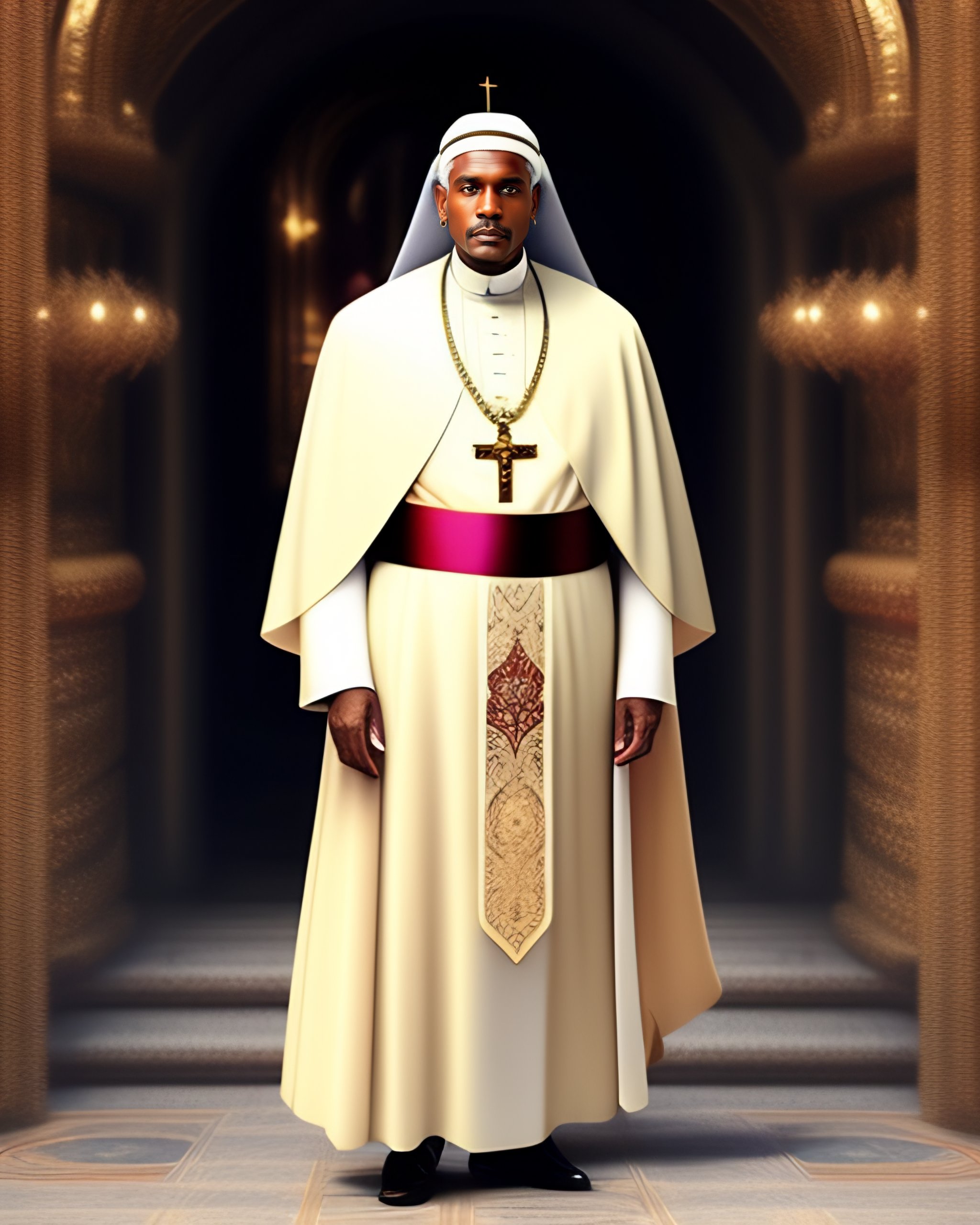 Lexica - Jesuschrist dressed like pope