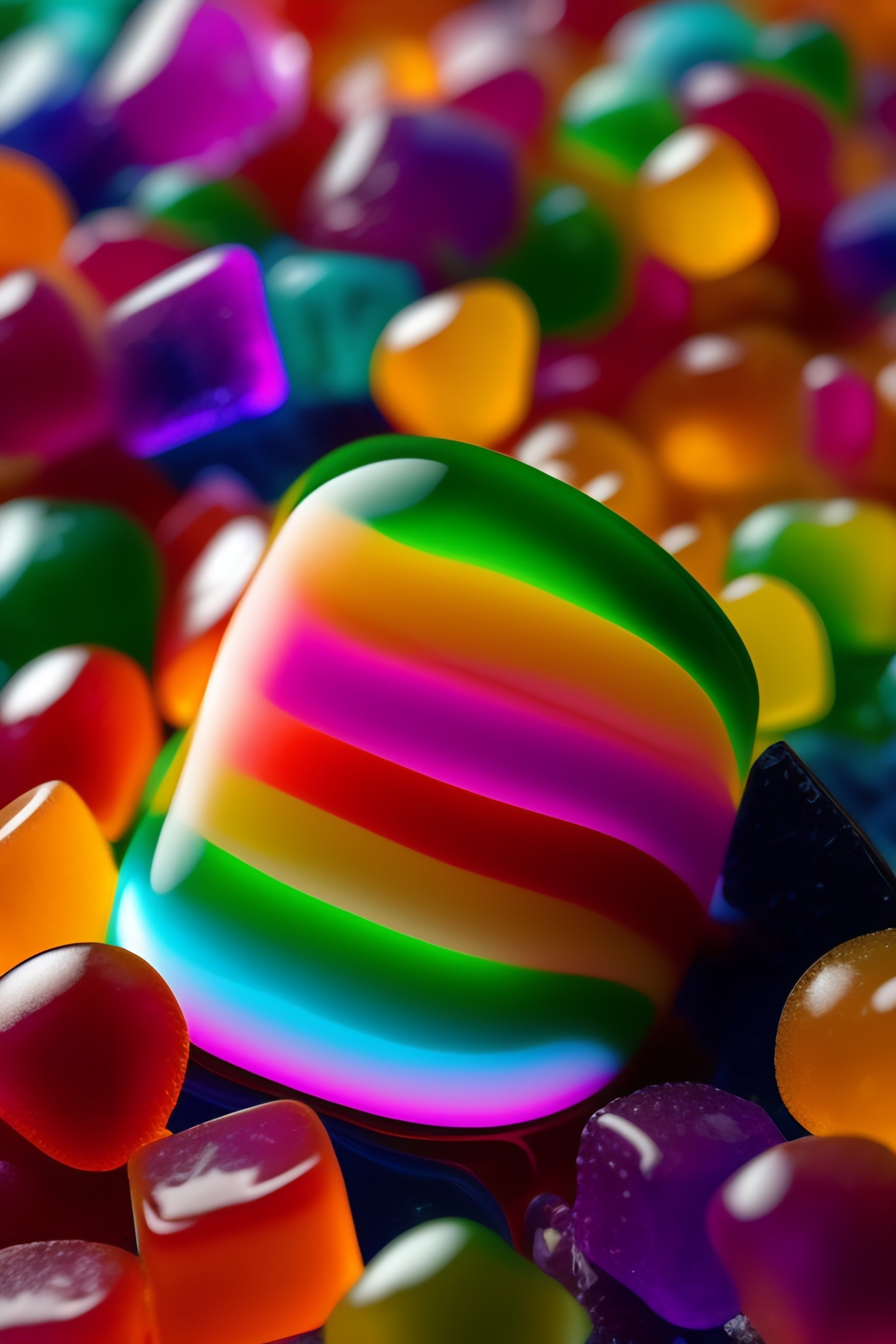 Lexica - In infinite dimension dreamworld with gummy bears and candy ...