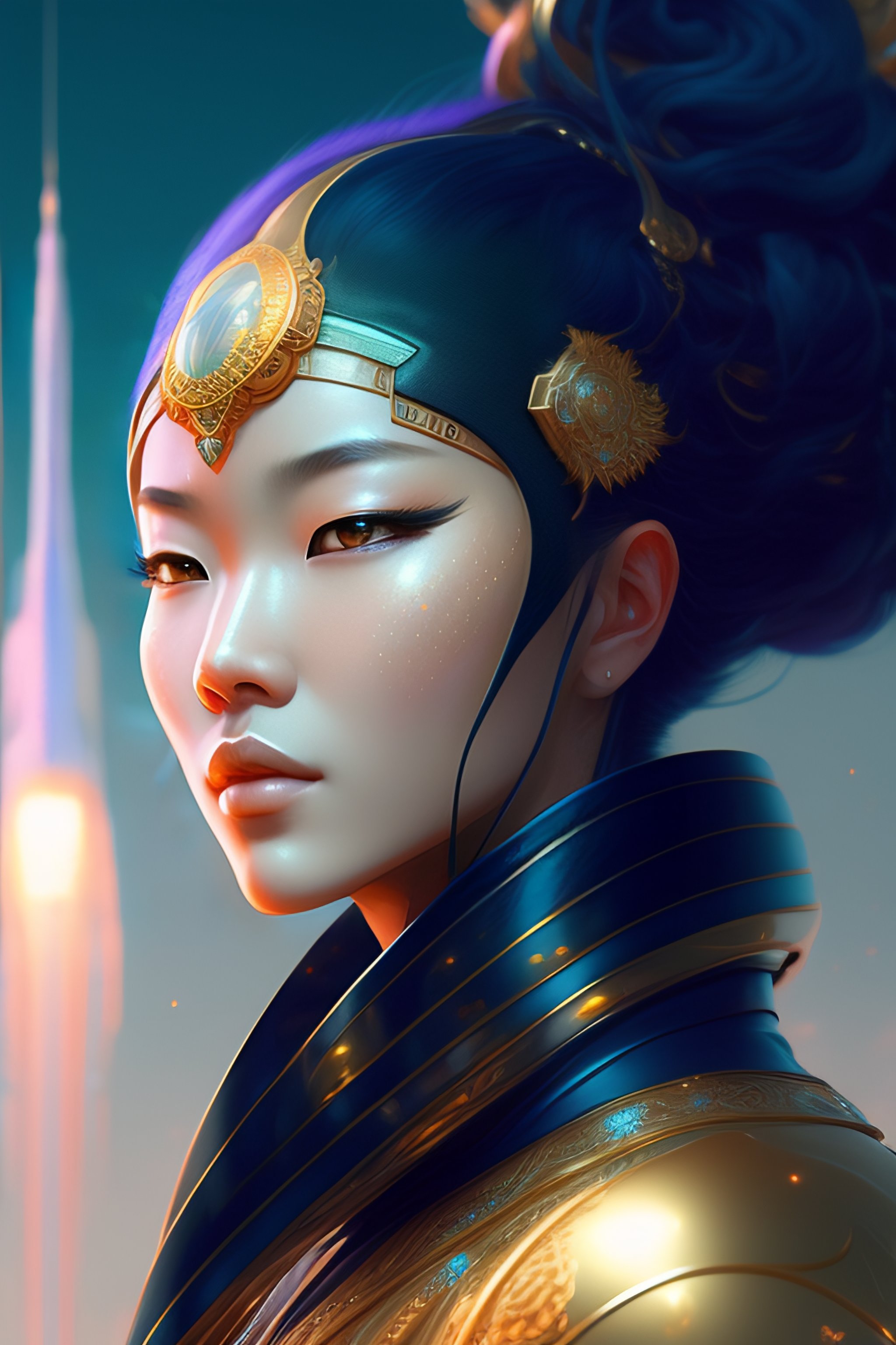 Lexica - Full shot of a beautiful venus goddess monster astronaut ...