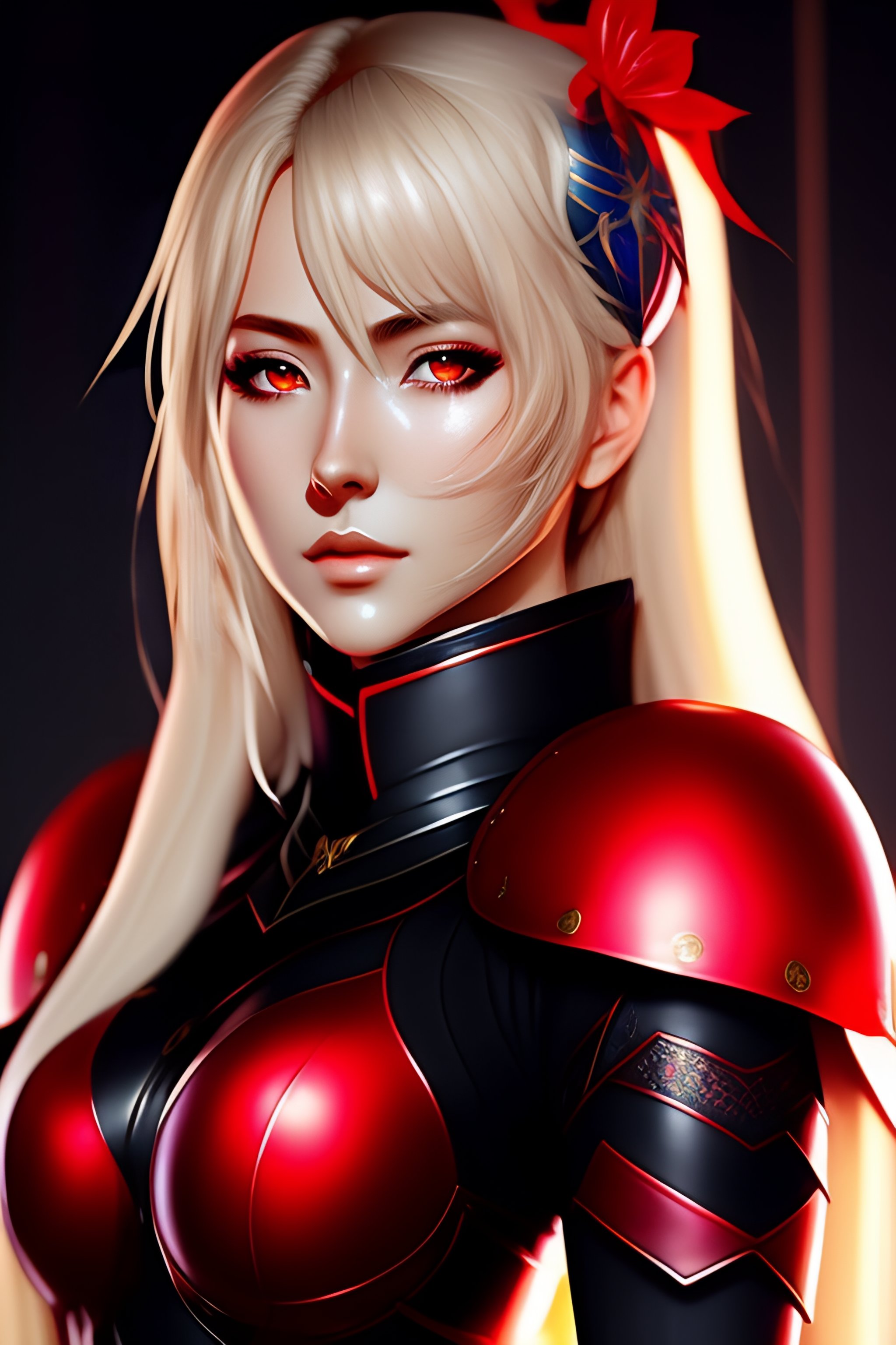 Lexica - Saber Alter, Artoria Pendragon Alter, Black Armor, Red Highlights