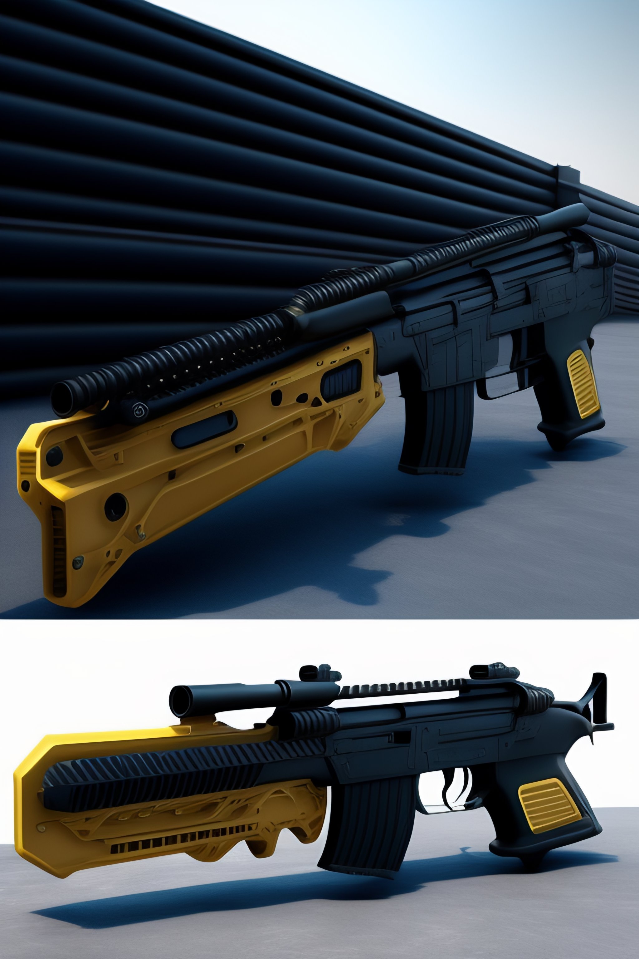 Lexica - Cyberpunk kalashnikov assault rifle