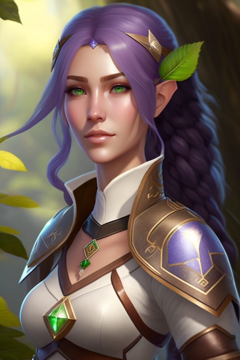 Lexica - *Savine (Elf / Ranger)* - She is 2.00m tall, her age is not ...
