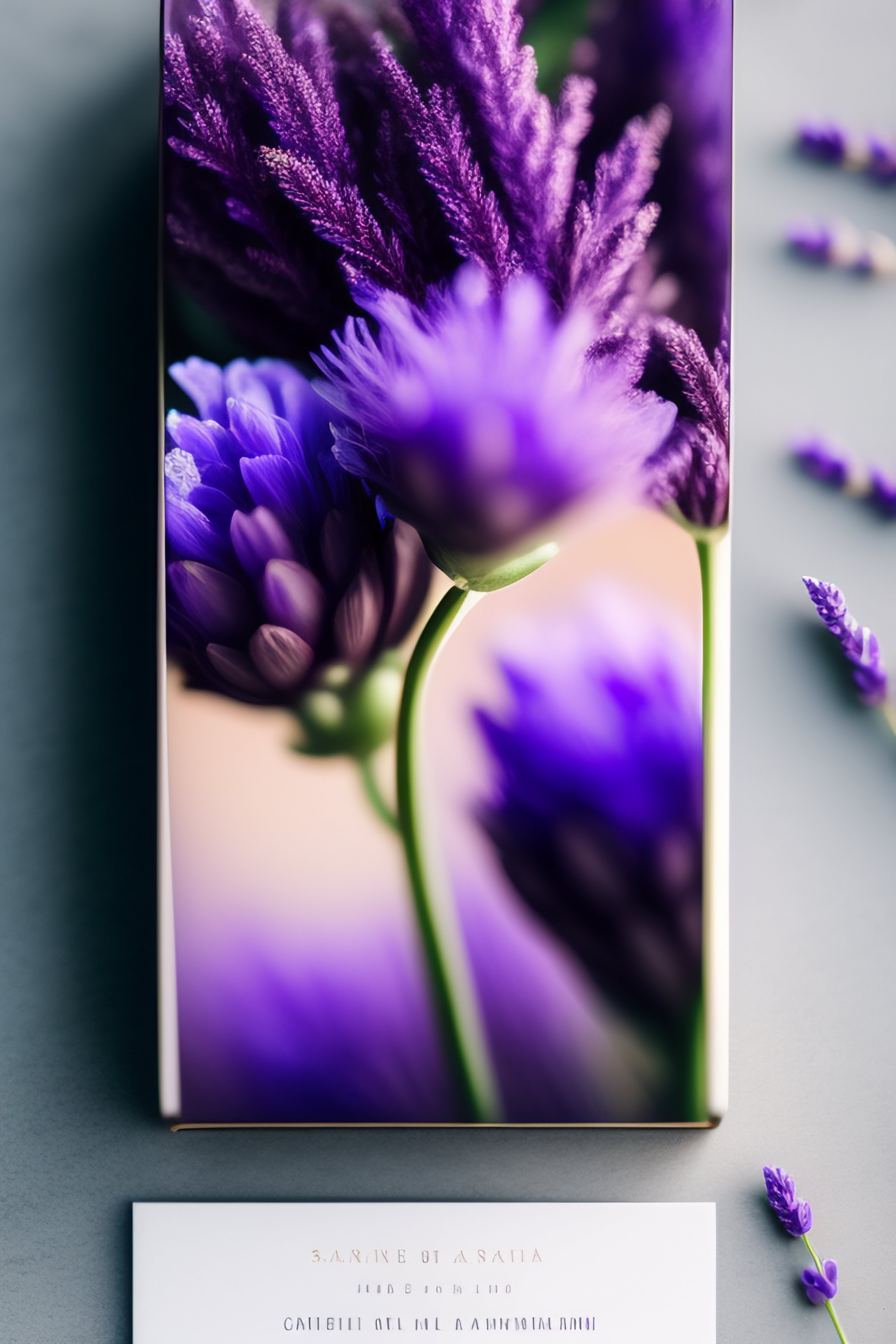 Lexica - Small lavender flowers + minimal + abstract + wedding + summer