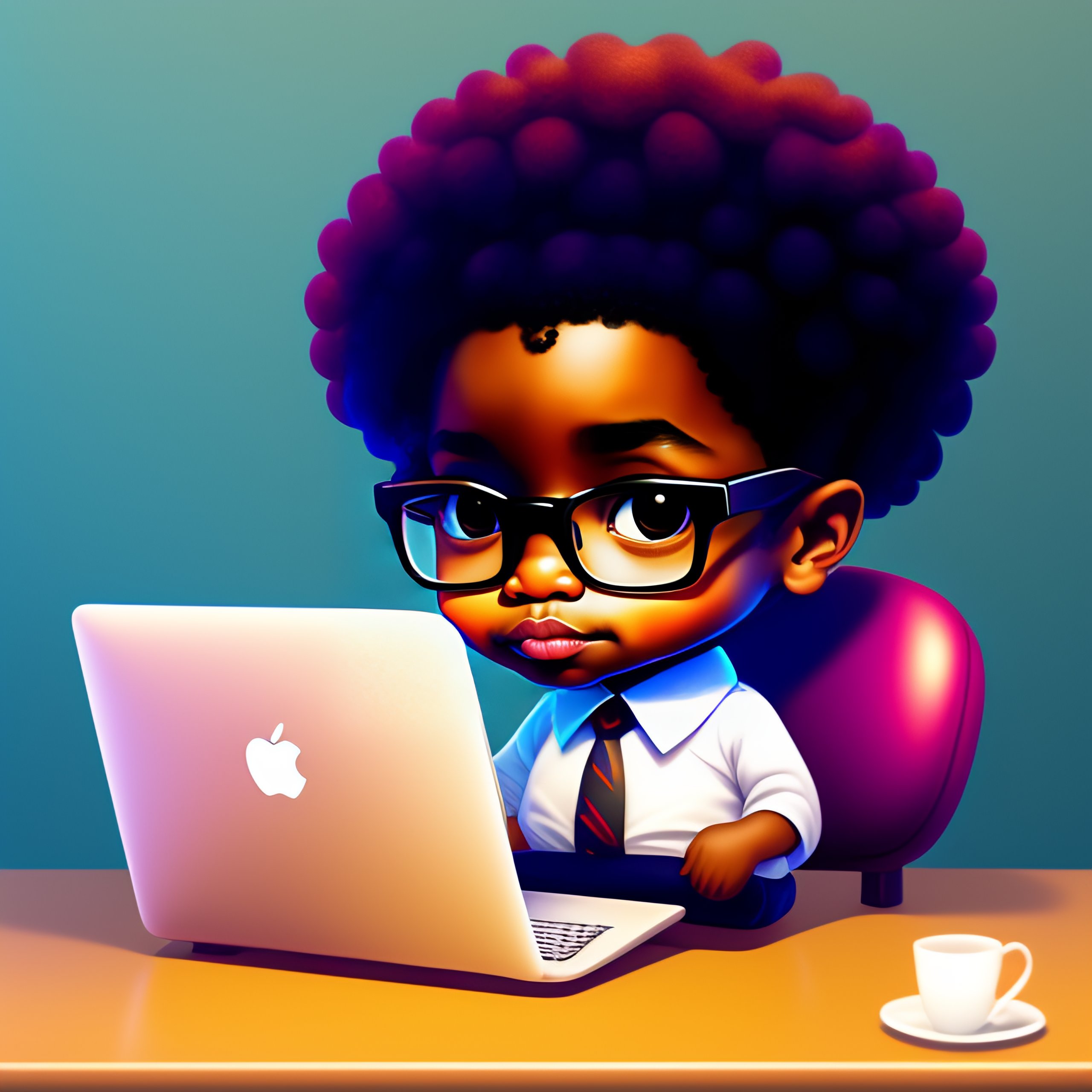 Lexica - Cute and adorable cartoon black - african american - graphic ...