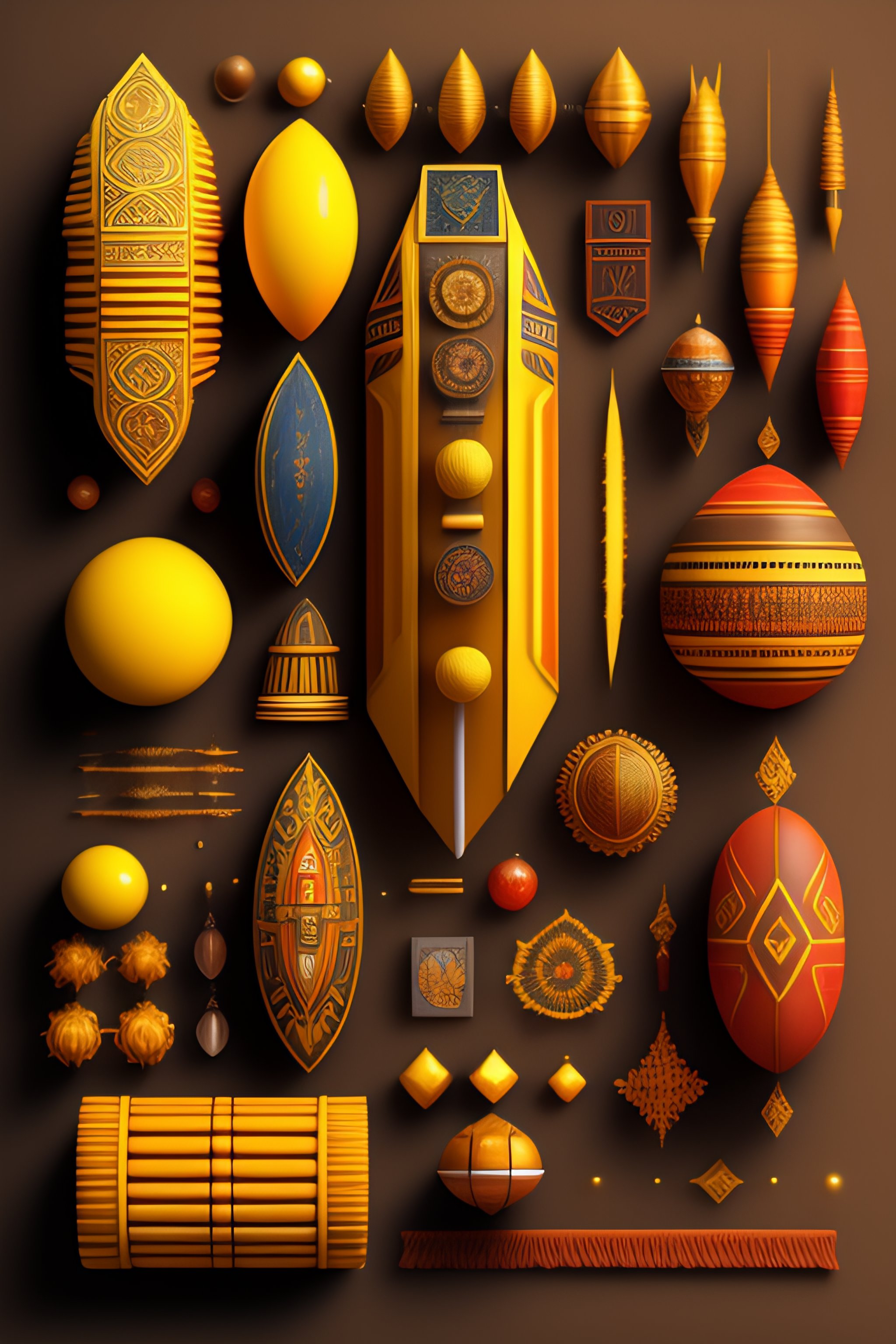 Lexica - Ancient astronaut, costumes and props, knolling, knolling ...