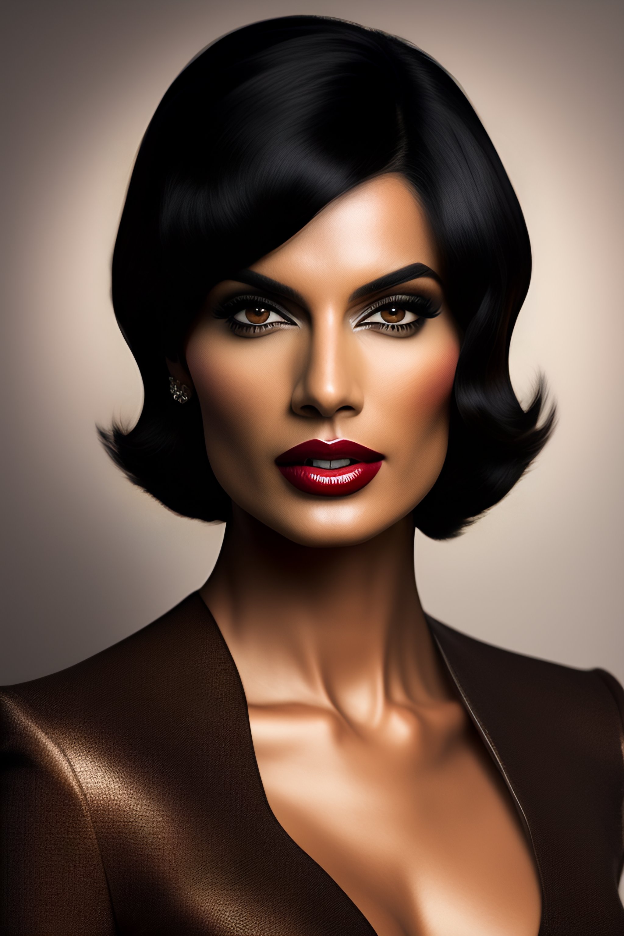 Lexica - Anglo-Indian woman in mid 30s, short straight black hair, like ...