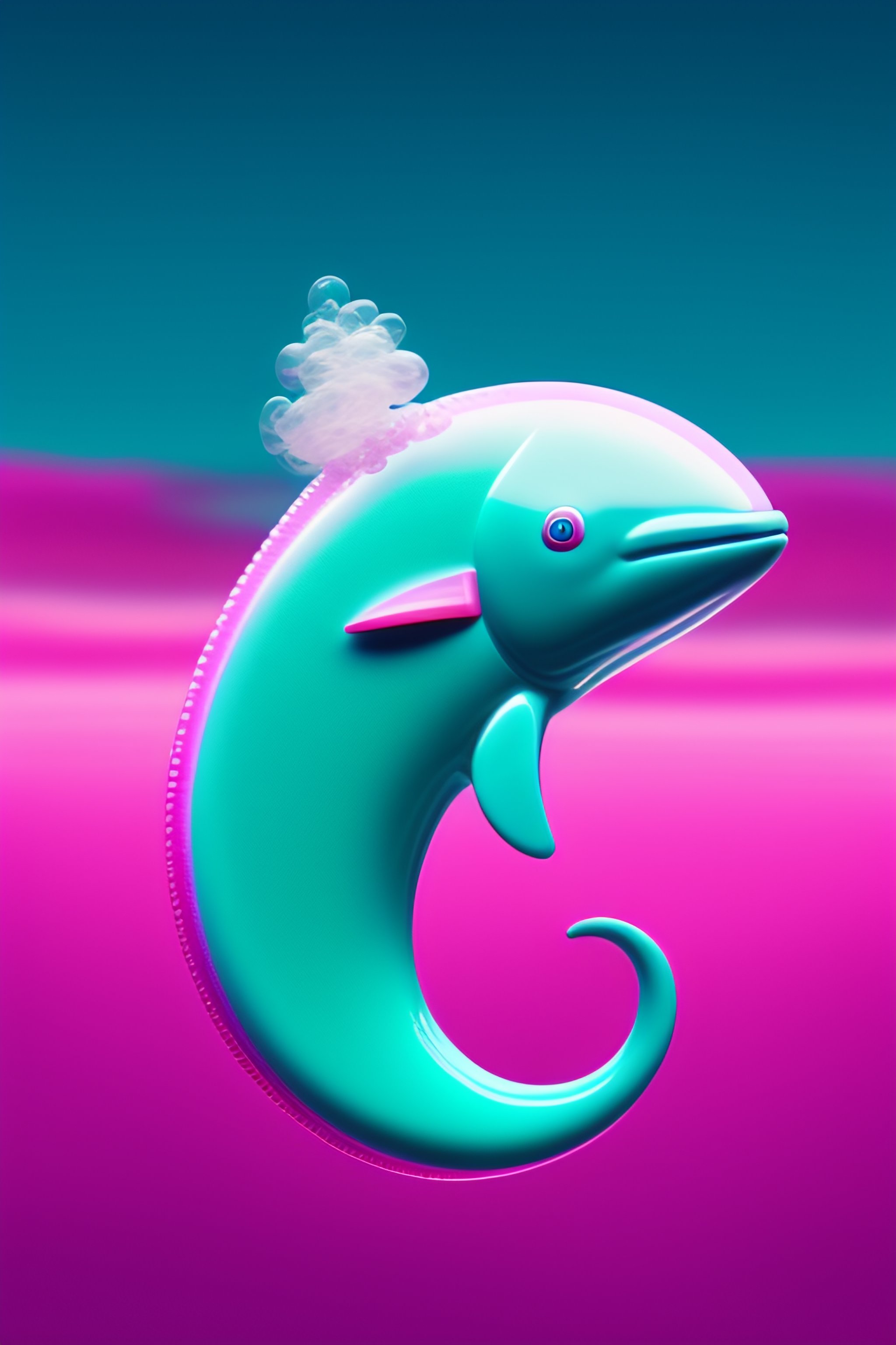 Lexica - Pink dolphin smoking