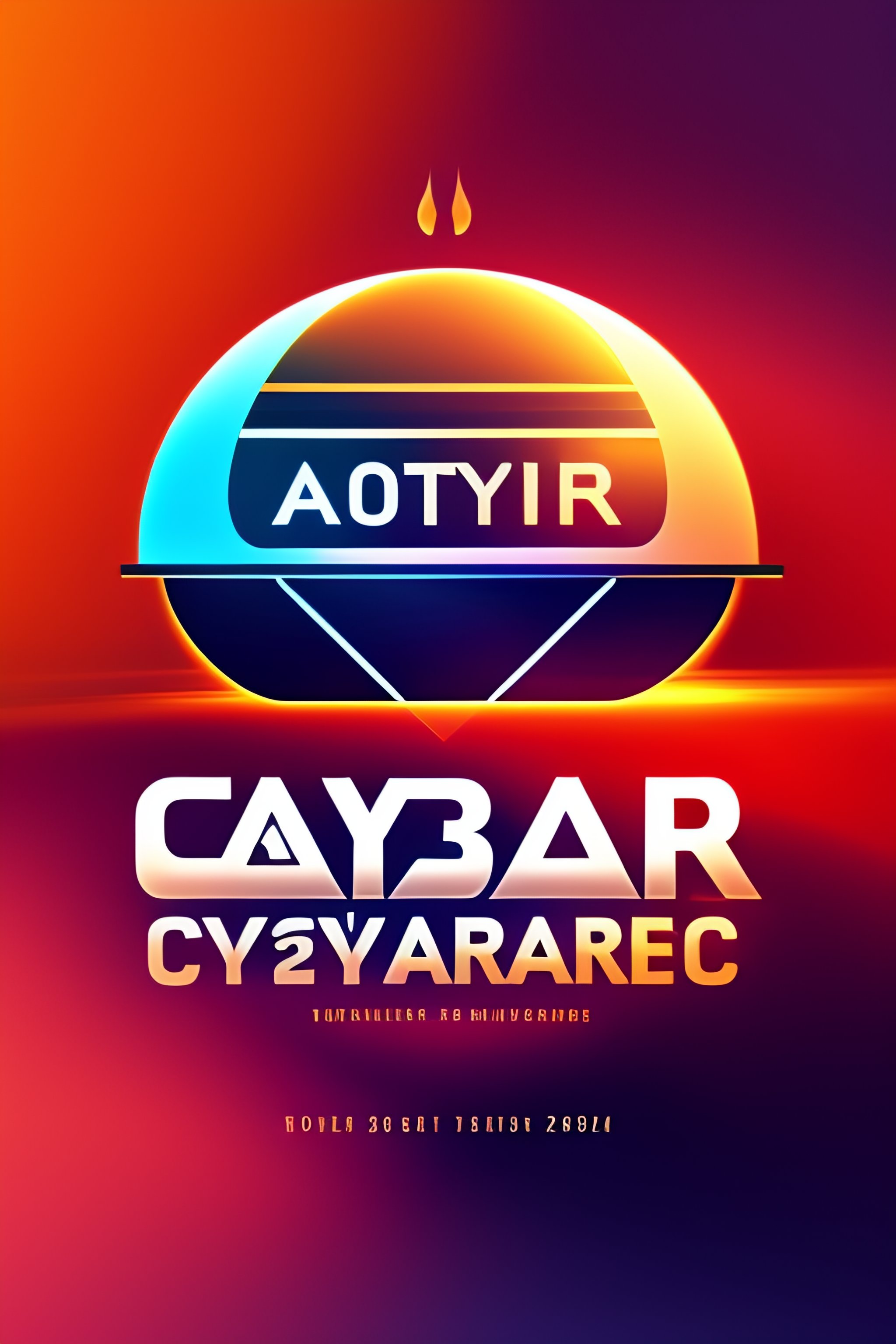 Lexica - Cyber vaporware logo with the text "CyBar2023"