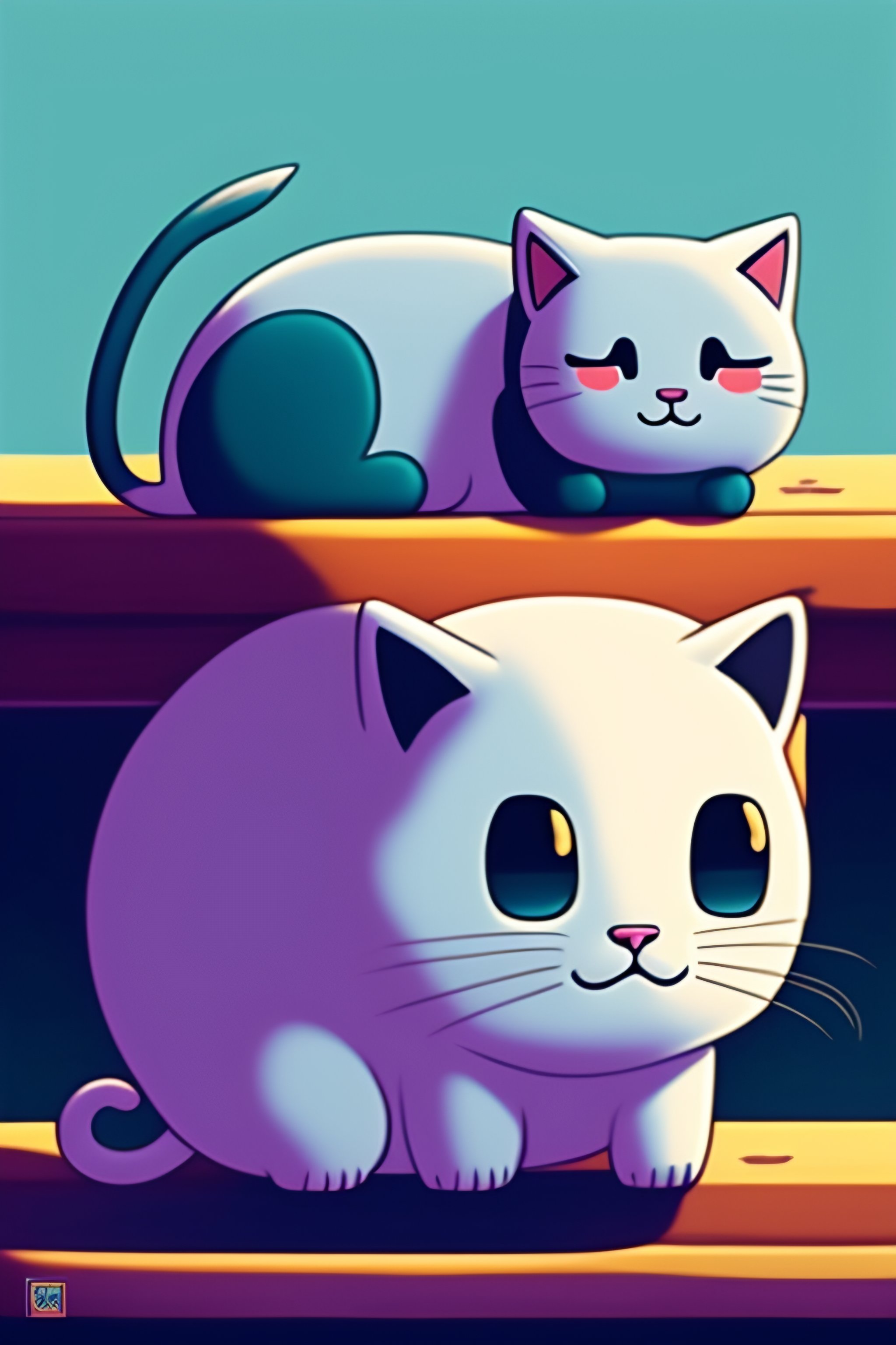 Lexica - Bmo loves cat
