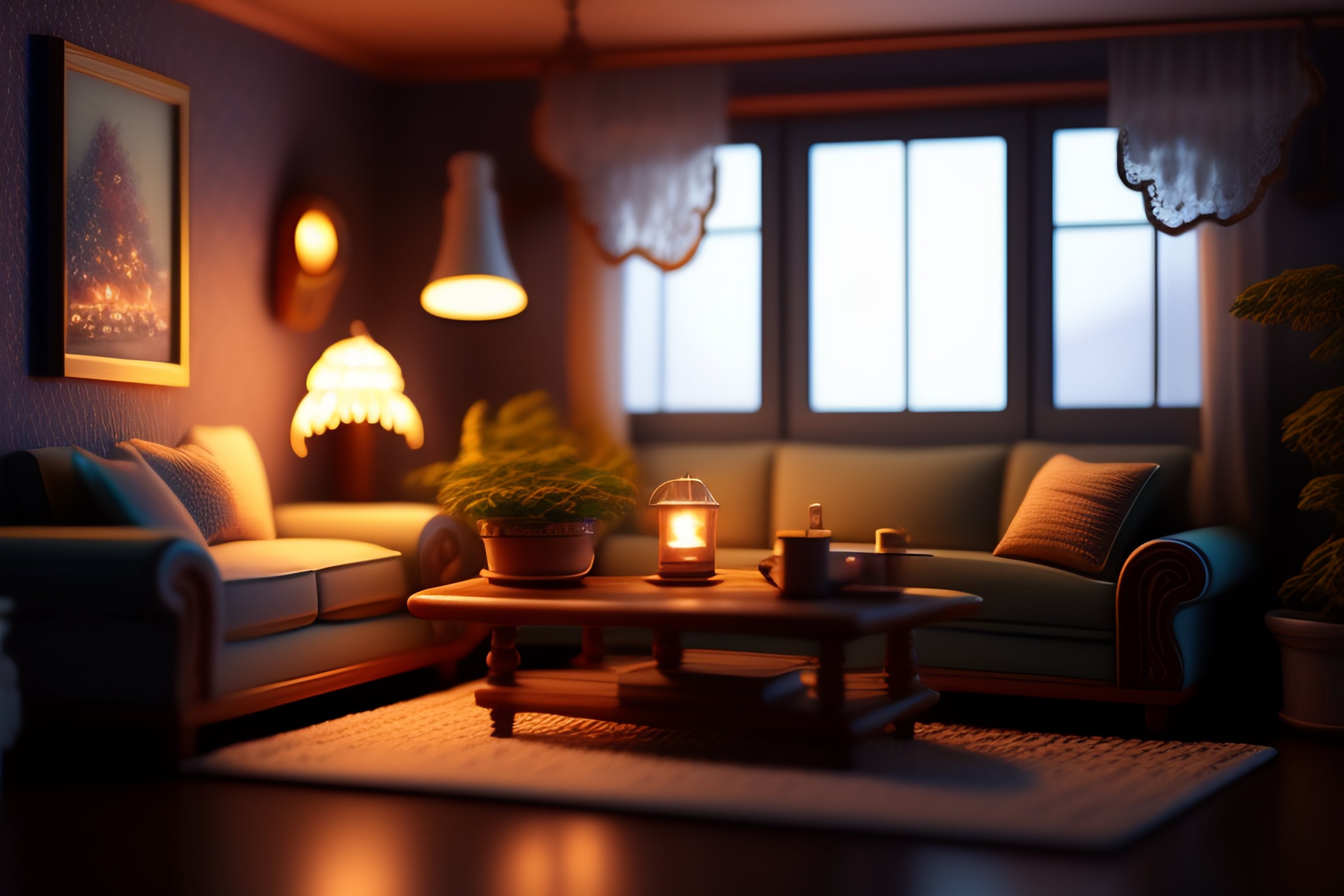 Lexica - Vintage, cozy interior lighting, artstation, ultra detailed ...