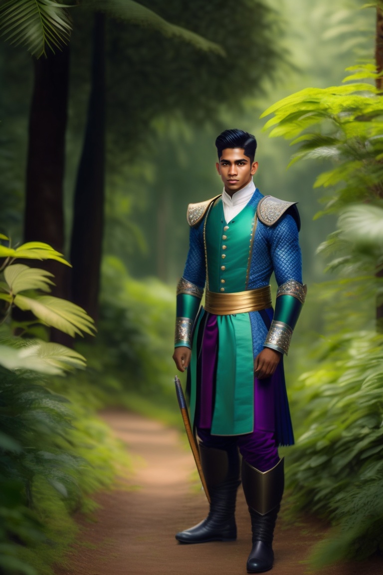 Lexica - Visual: A young man named Arjun, with a determined expression ...