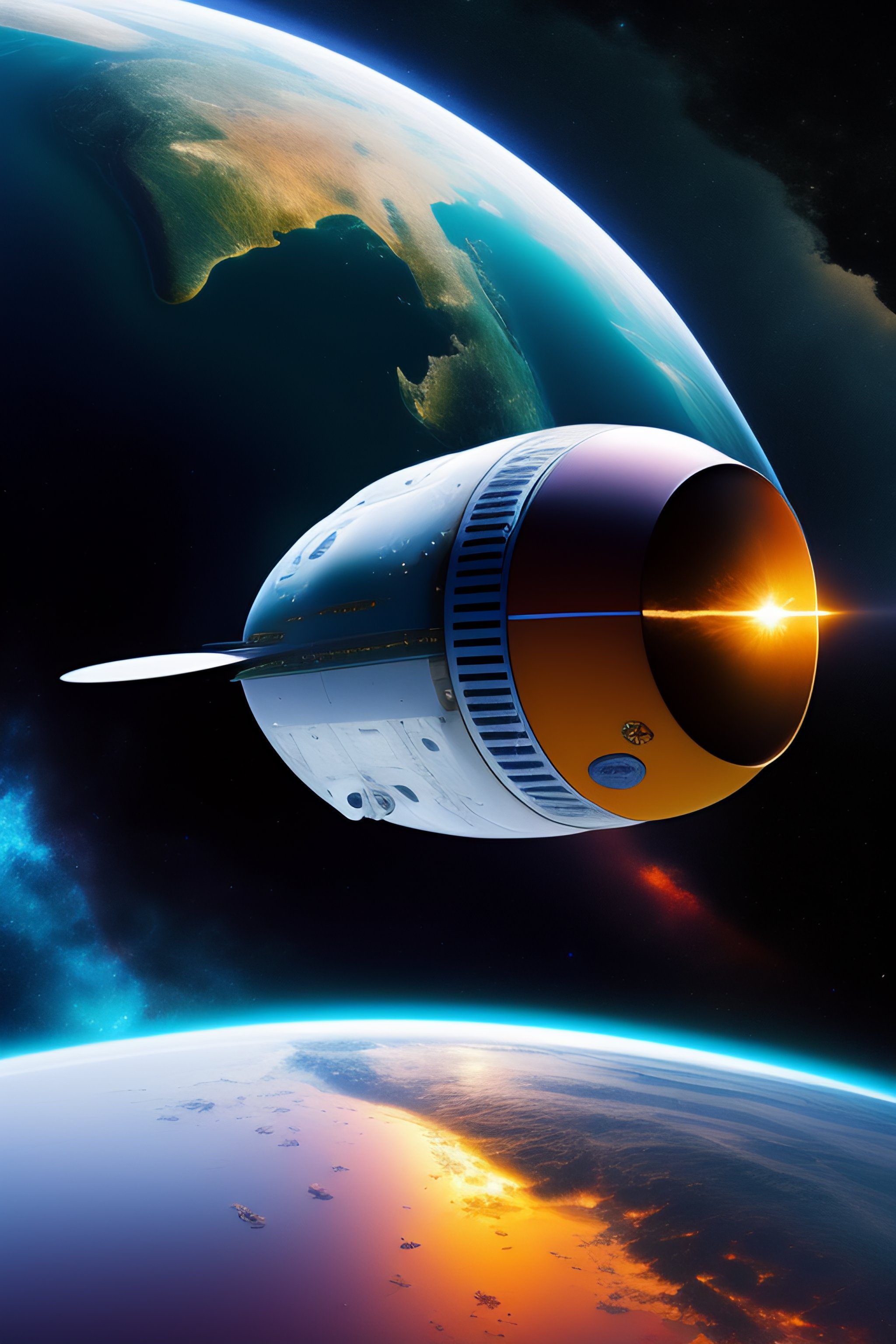 Lexica - Spacecraft of the future in space, around the planet and stars
