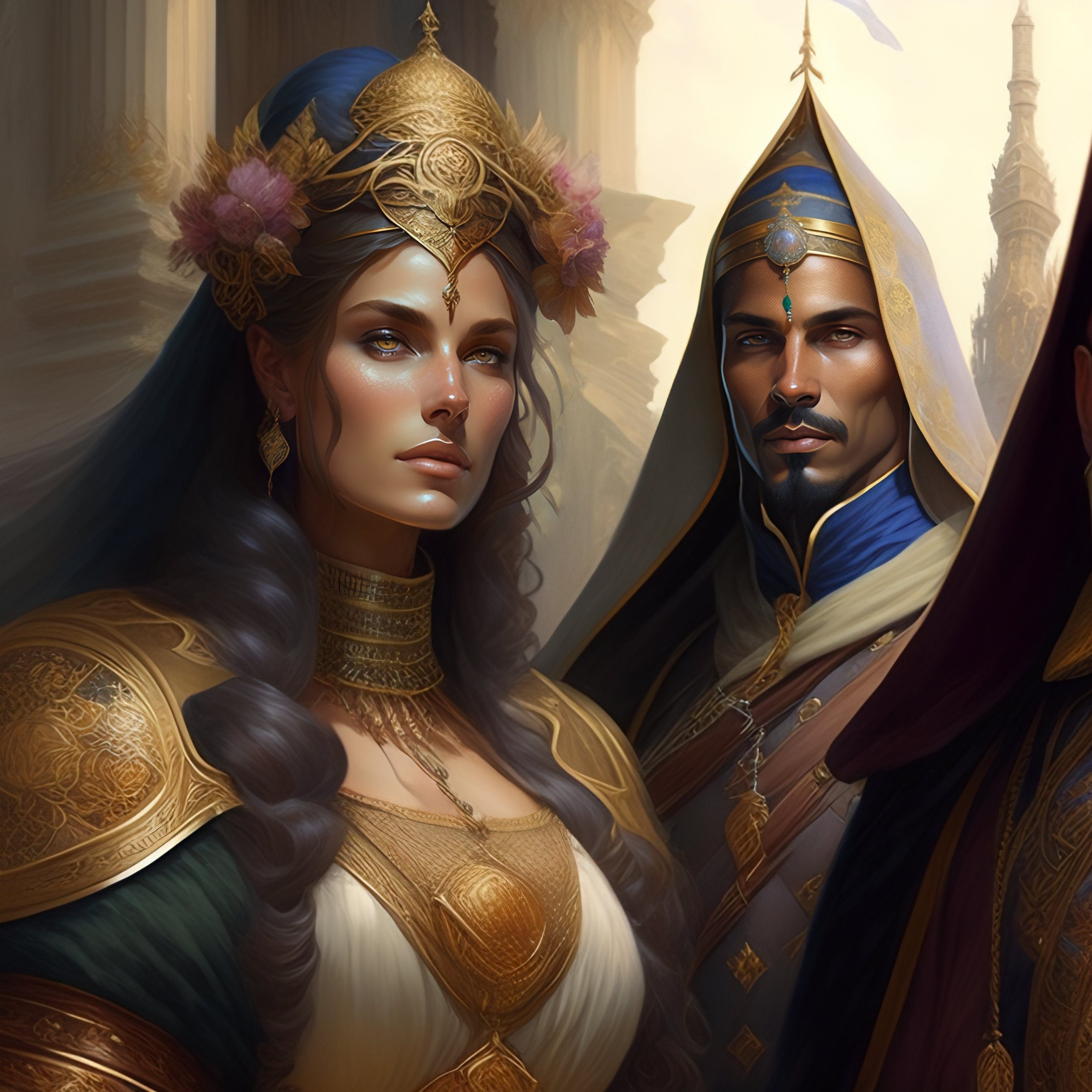 Lexica - Medieval aristocratic family, concept art, intricate details ...