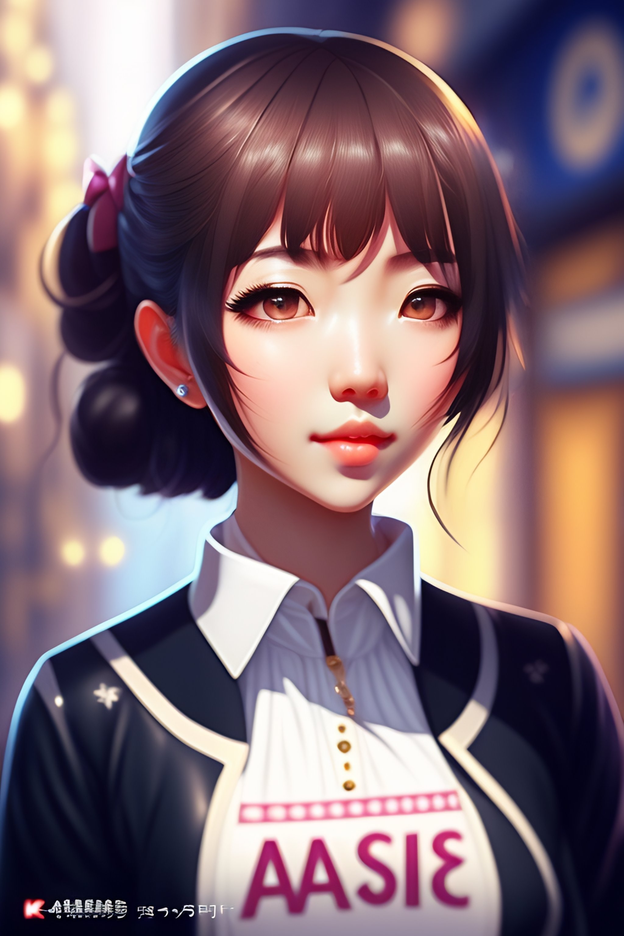 Lexica - Magic eyes, girl, kawai, mappa studio style