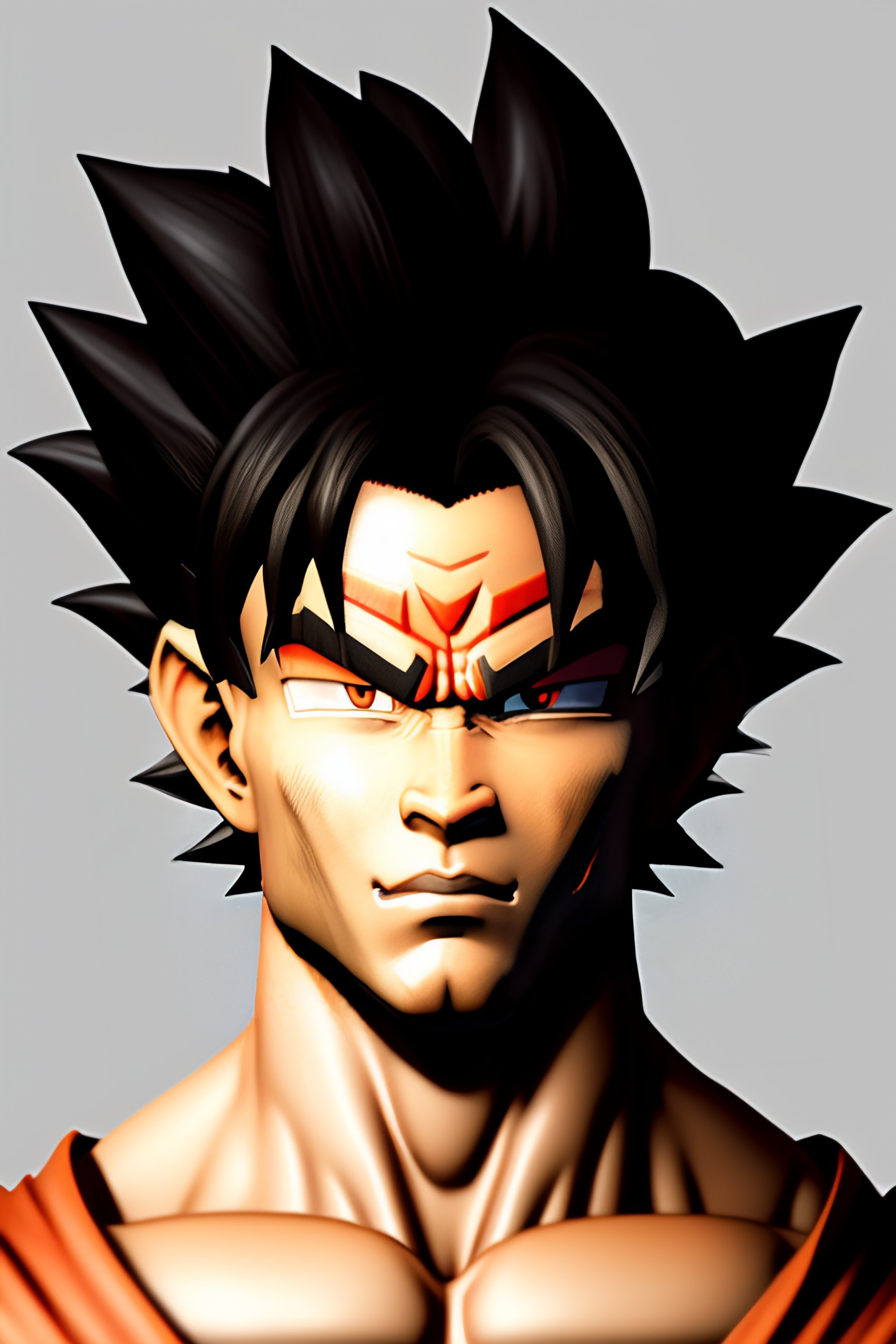 Lexica - Goku face, realistic, detailed