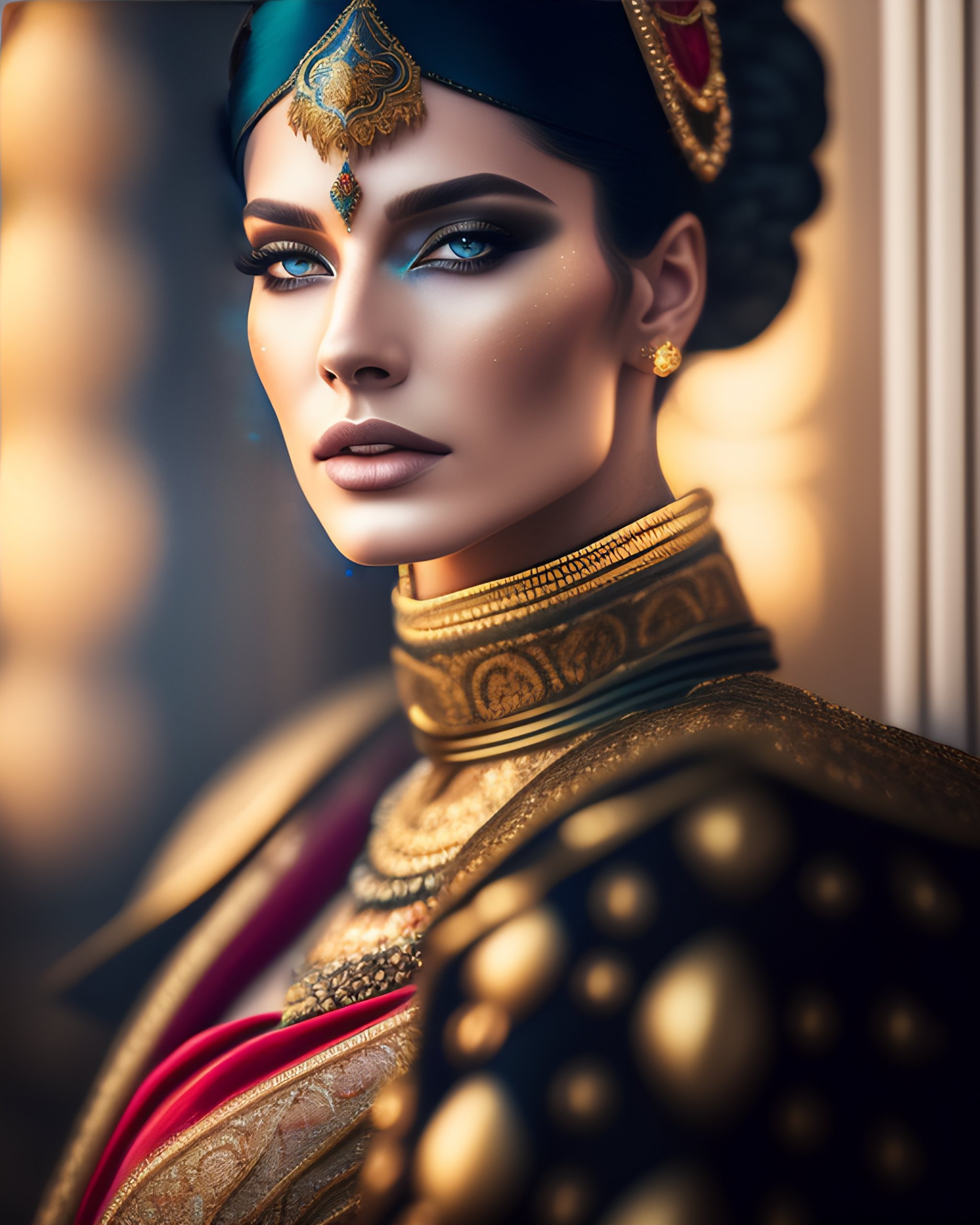 Lexica - Potrait shot of beautiful woman wearing venetian mask ini ...