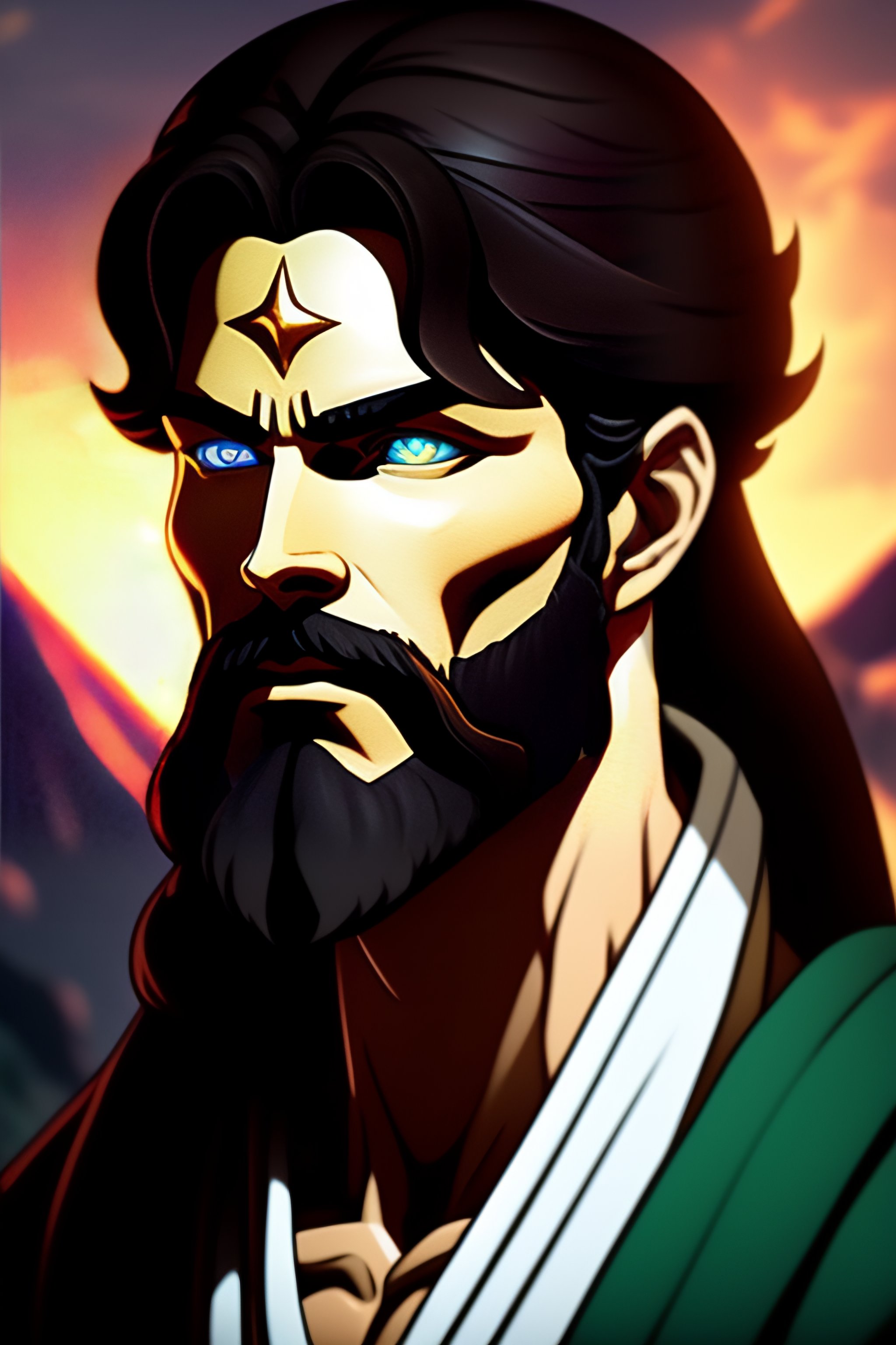 Lexica - Jesus with apostles starring in jojo bizarre adventures