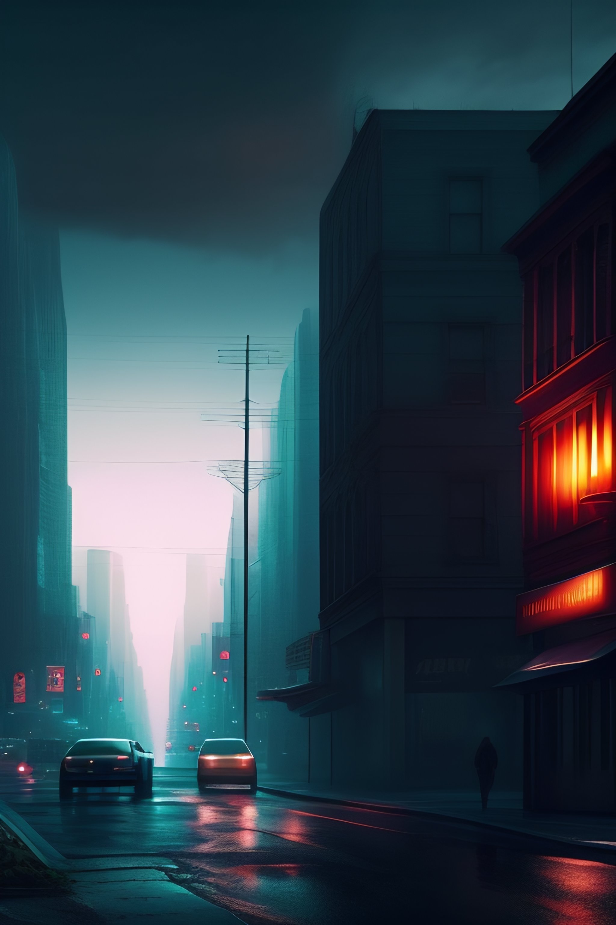 Lexica - Https://files.fm/u/43d8w4px5, CITY Horror scenery, movie, 4k, hd