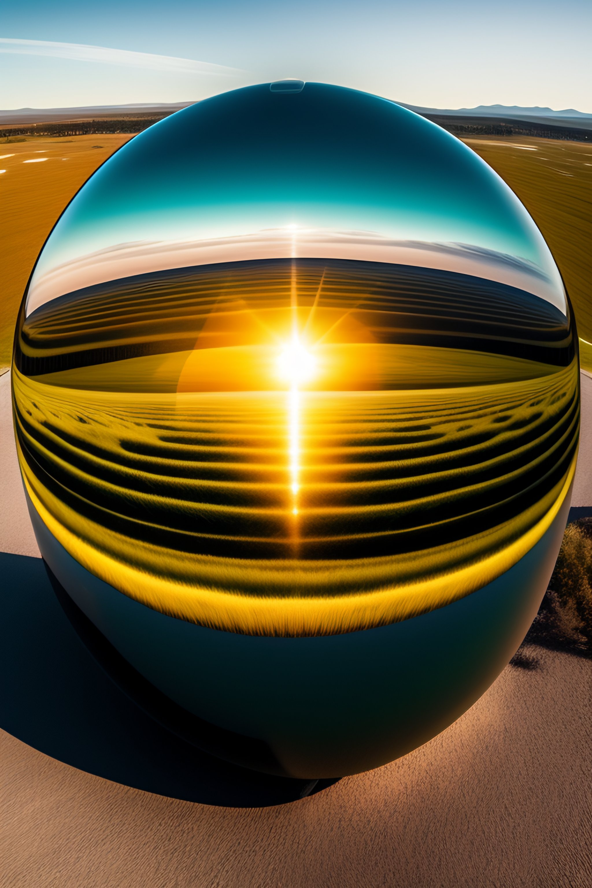 Lexica - Picture of the field of view taken on a spherical monument
