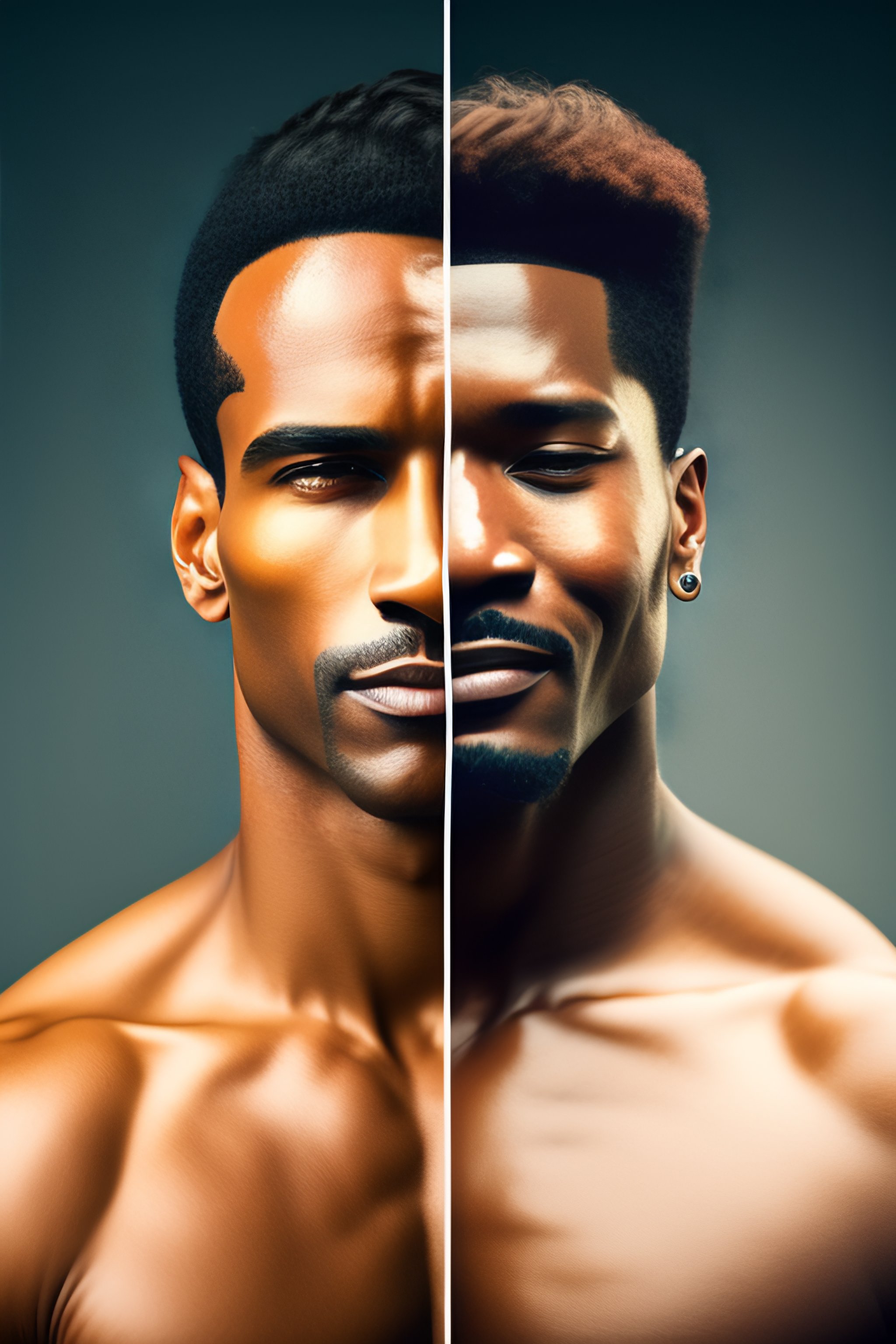 Lexica - Man with 2 heads on 1 body