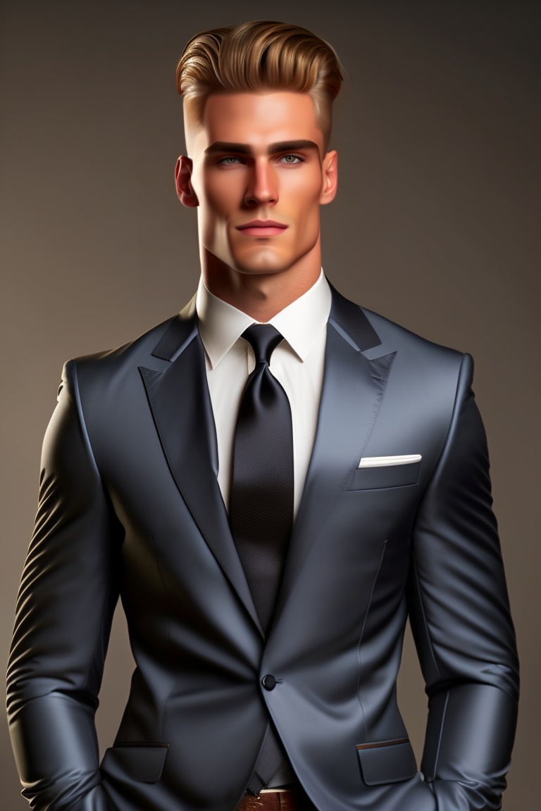 Lexica - Tall man, hot man, 26years old, average with no fade vintage ...