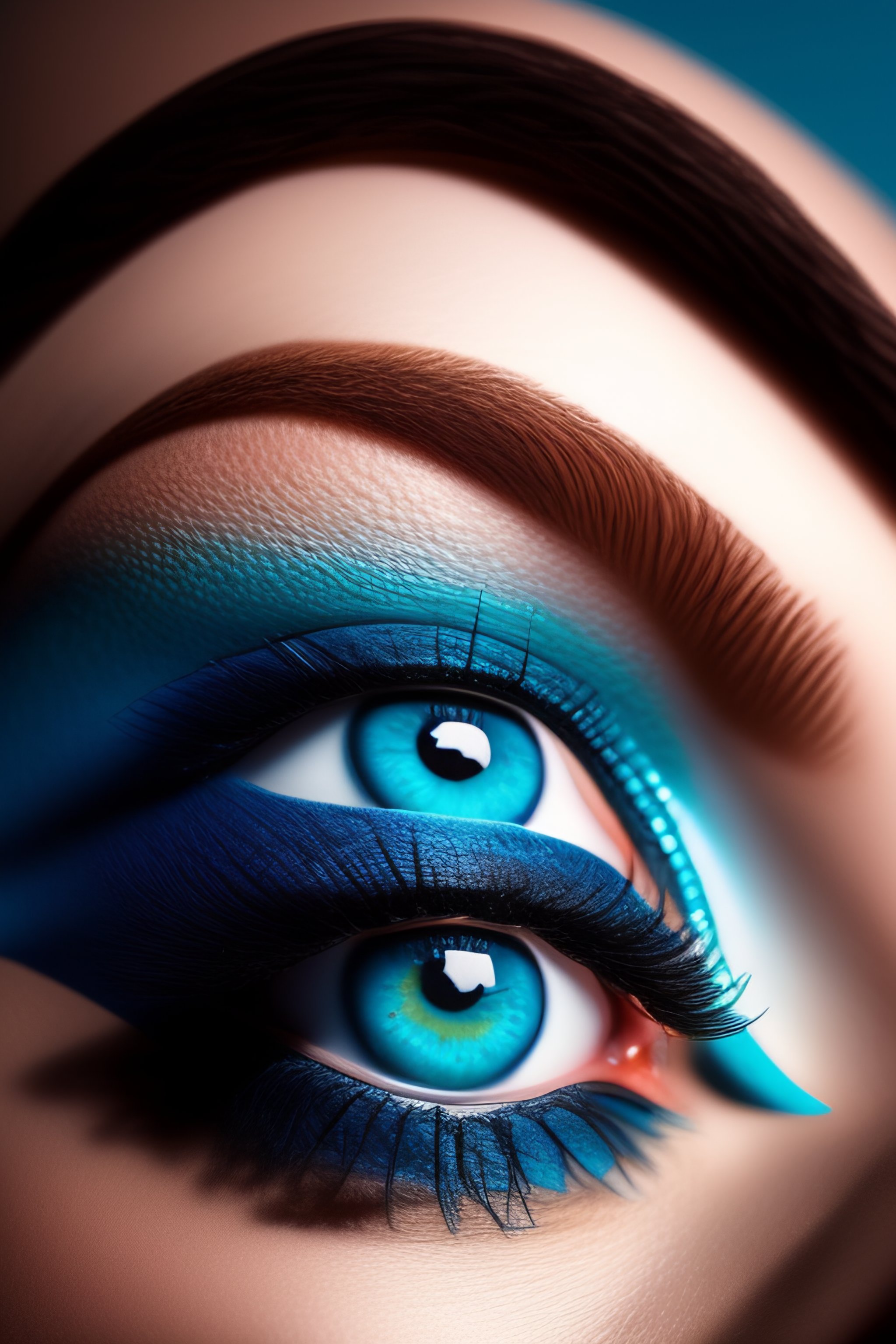Lexica - The ability to truly see, beautiful blue turquoise eye, long ...