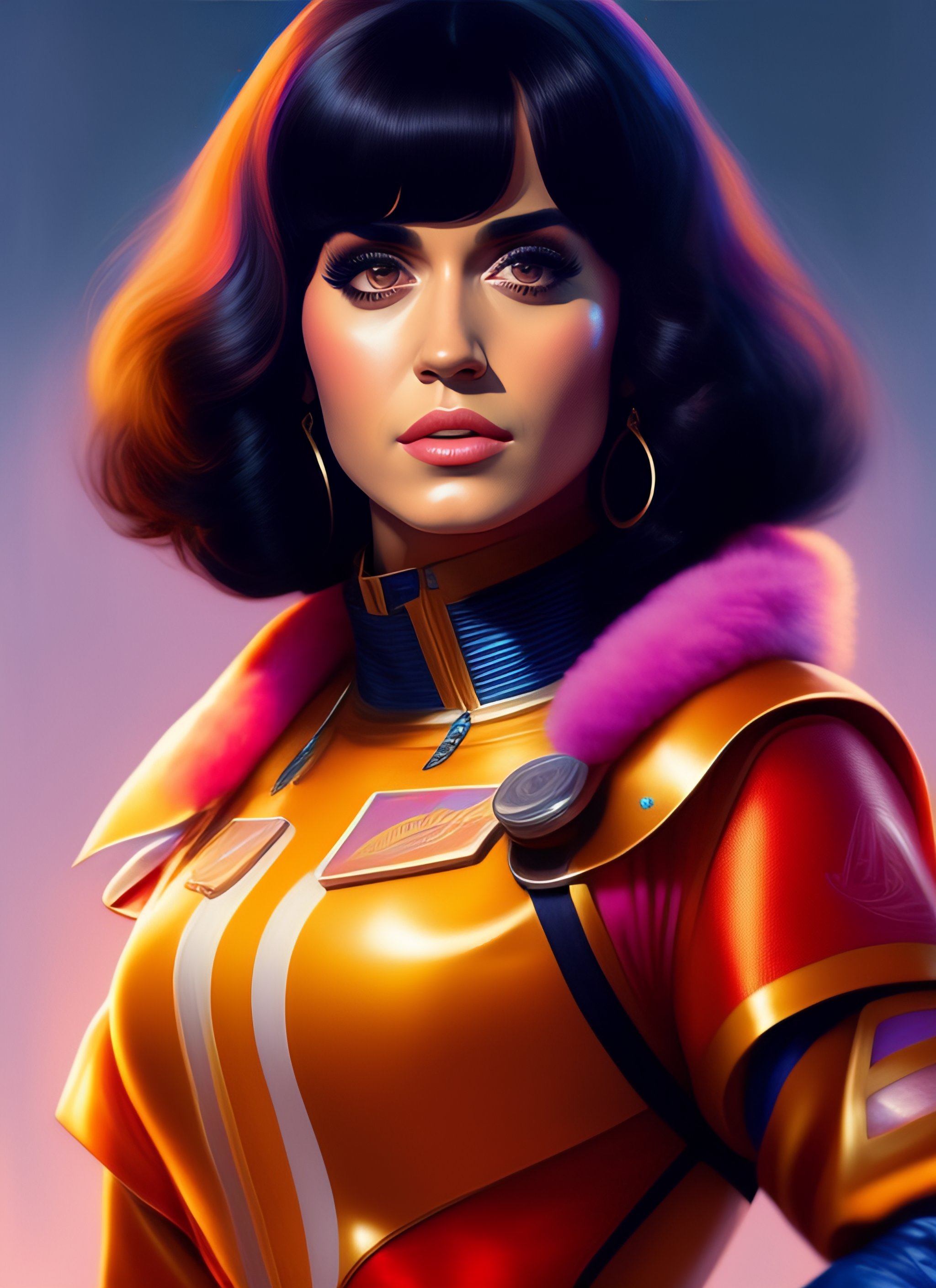 Lexica - Portrait of Katy Perry as Dora the Explorer, highly detailed ...