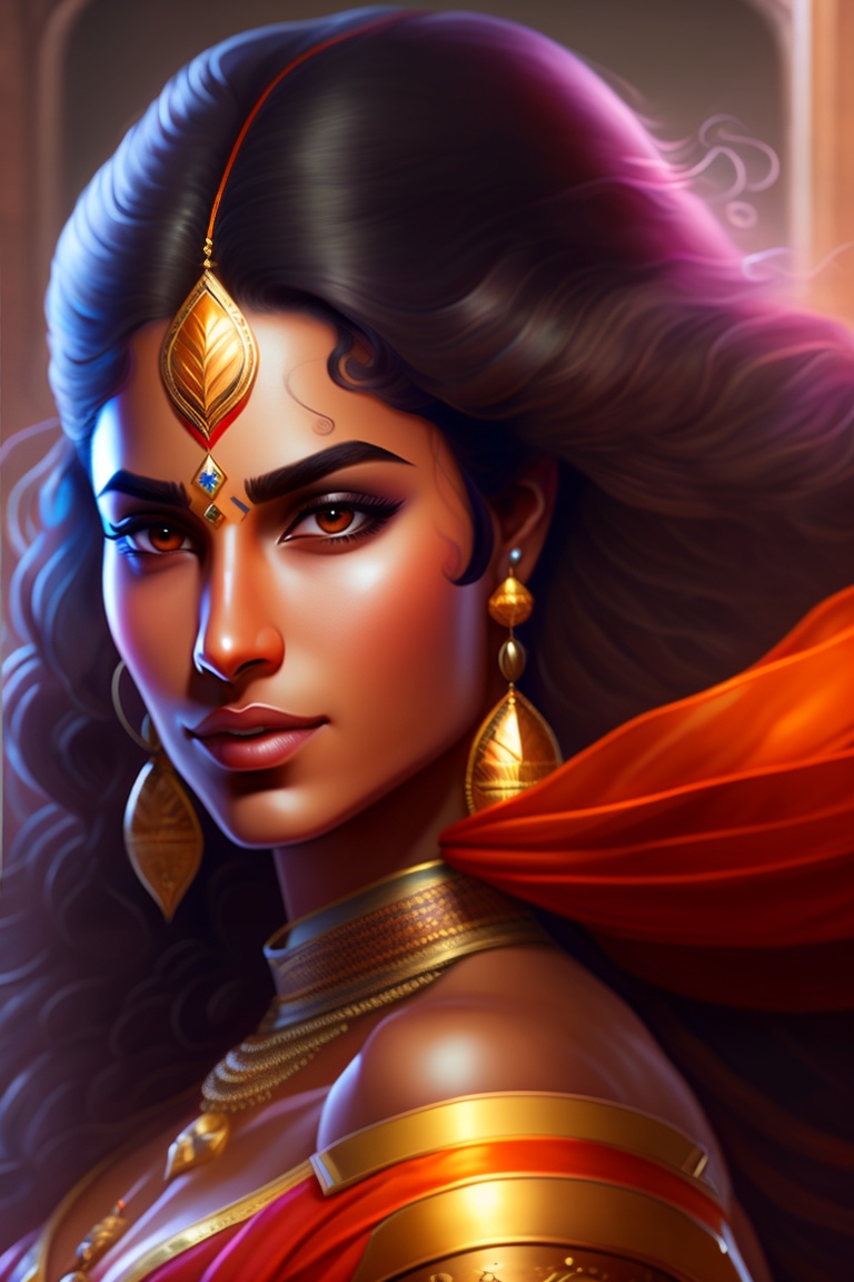 Lexica - Wheatish skin, muscular, beautiful, brunette, sharp features ...