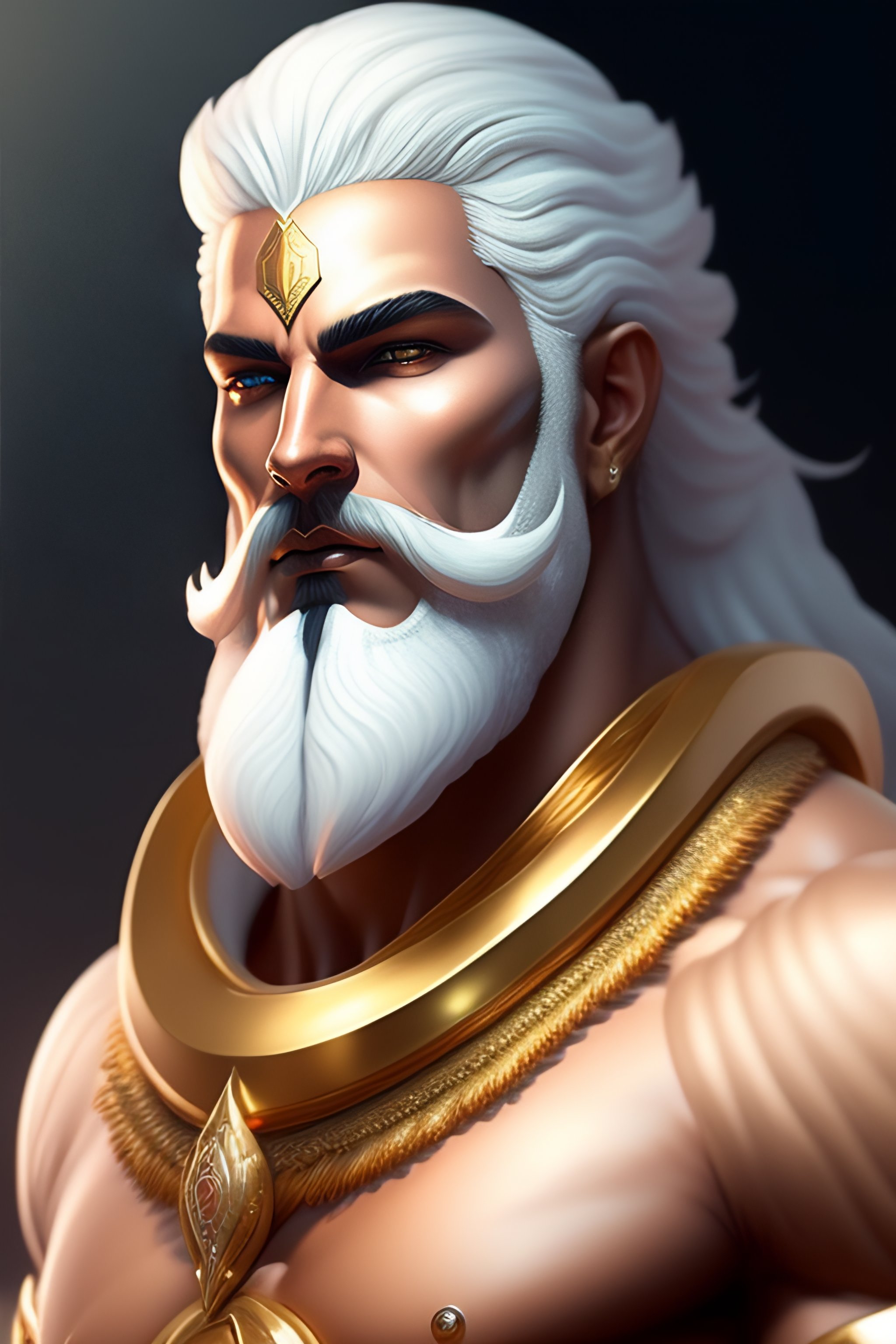 Lexica - Apollo humanoid god of the sun, highly detailed, full white ...