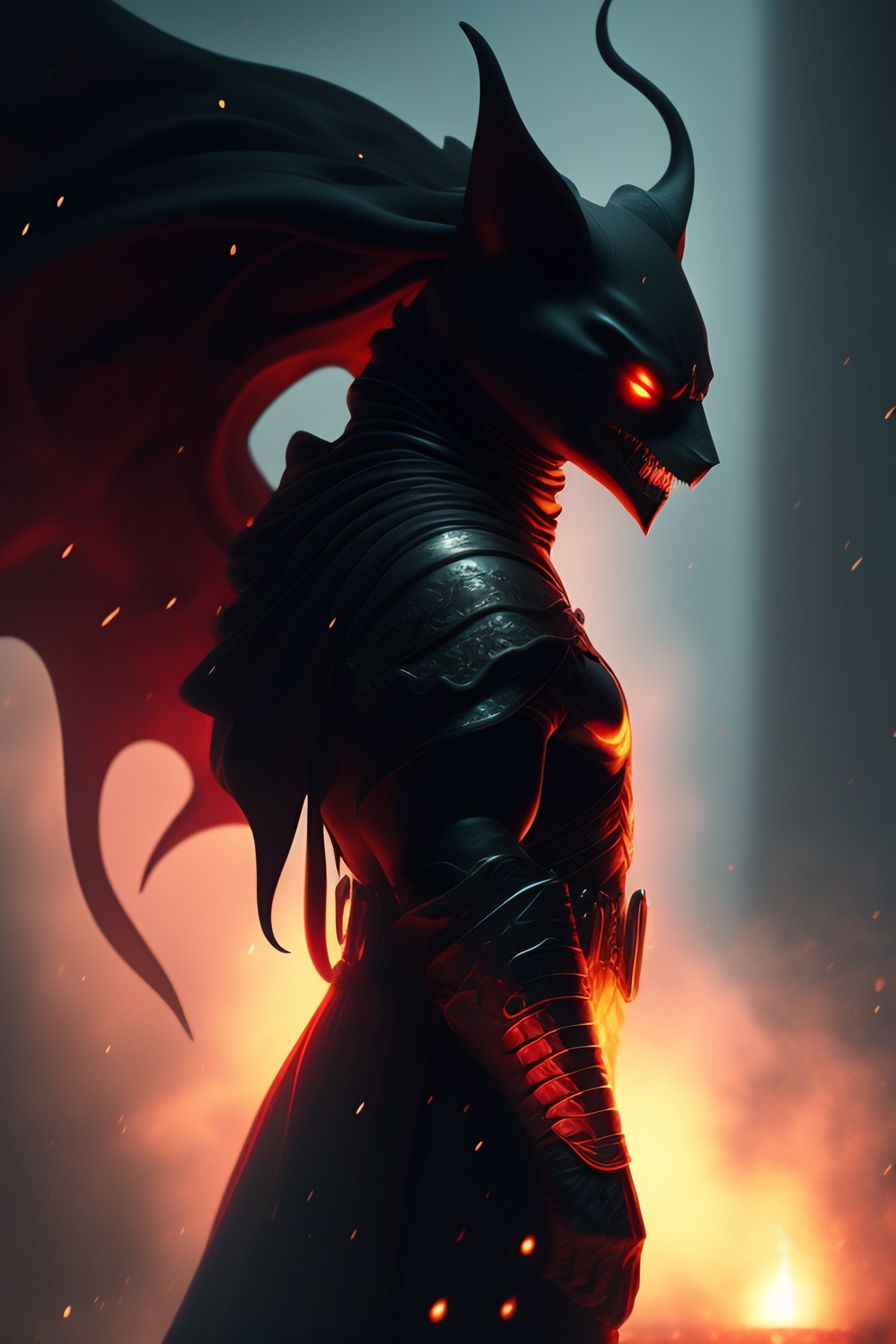 Lexica - Scary shadow demon