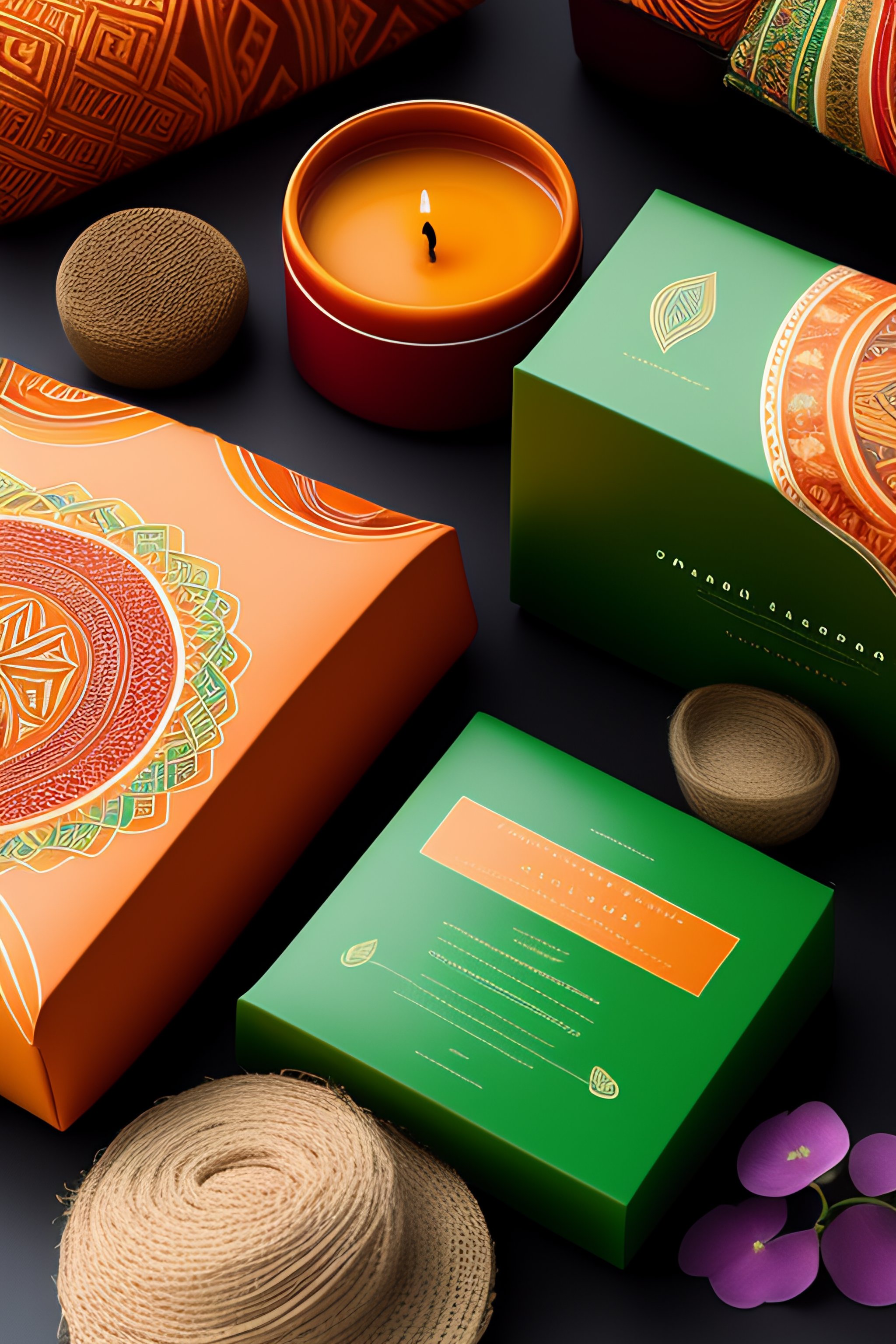Lexica - "Exotic Oasis" Packaging: This packaging design captures the ...
